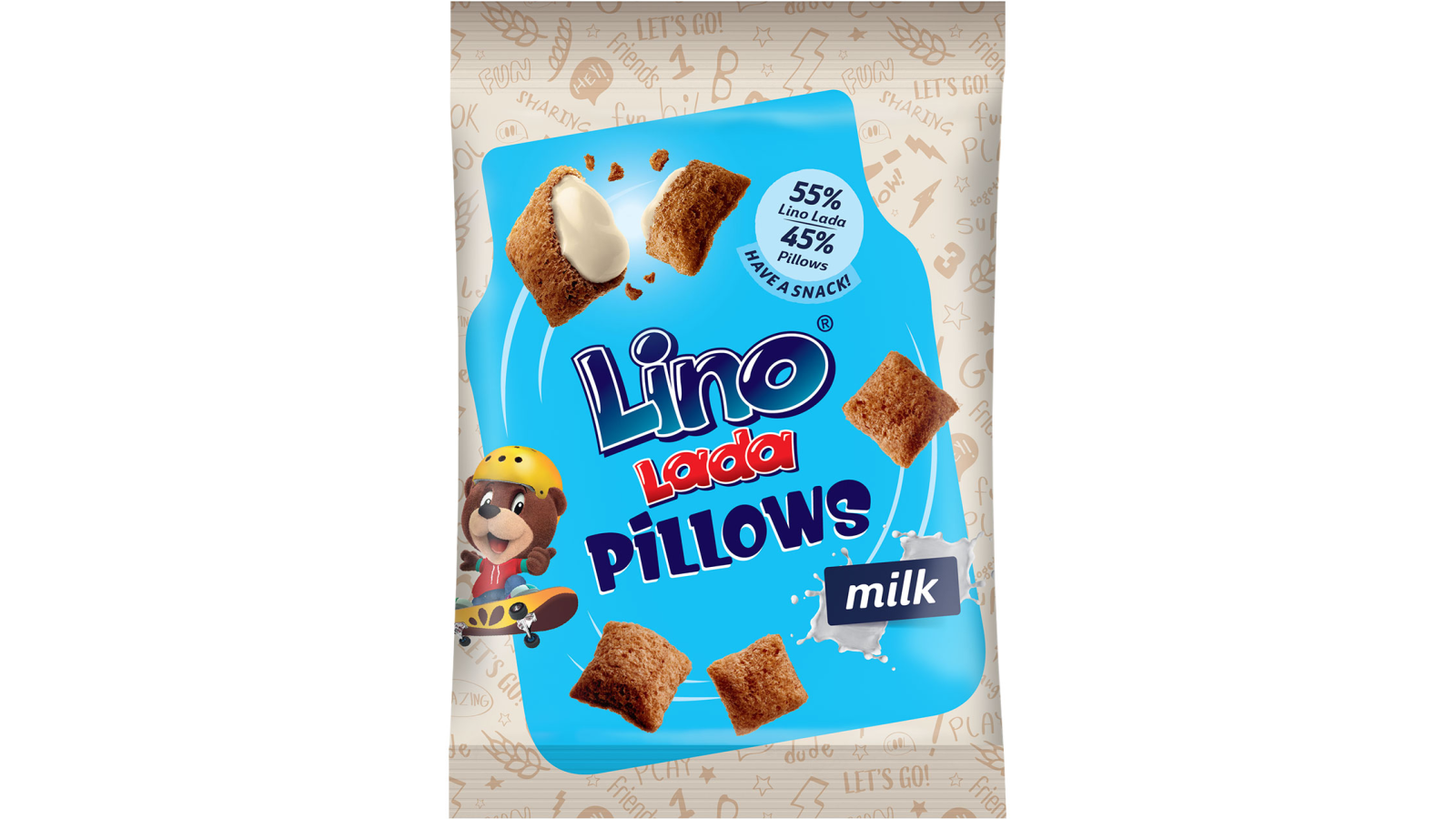 PODRAVKA Lino lada pillows milk 80g - Cenoteka