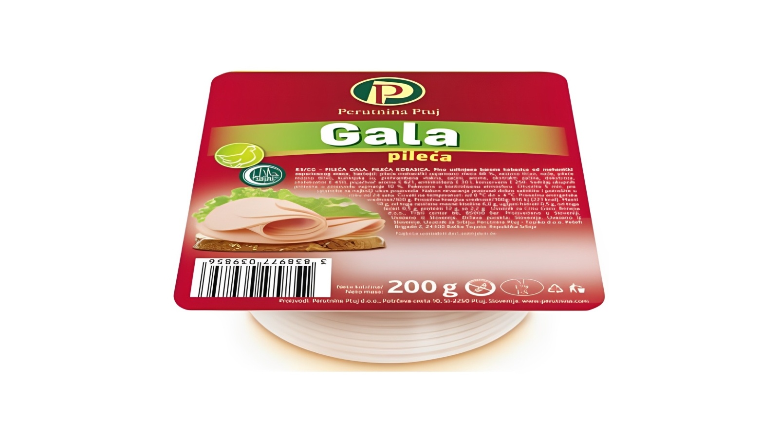 Salama Gala slajs PERUTNINA PTUJ 200g - Cenoteka