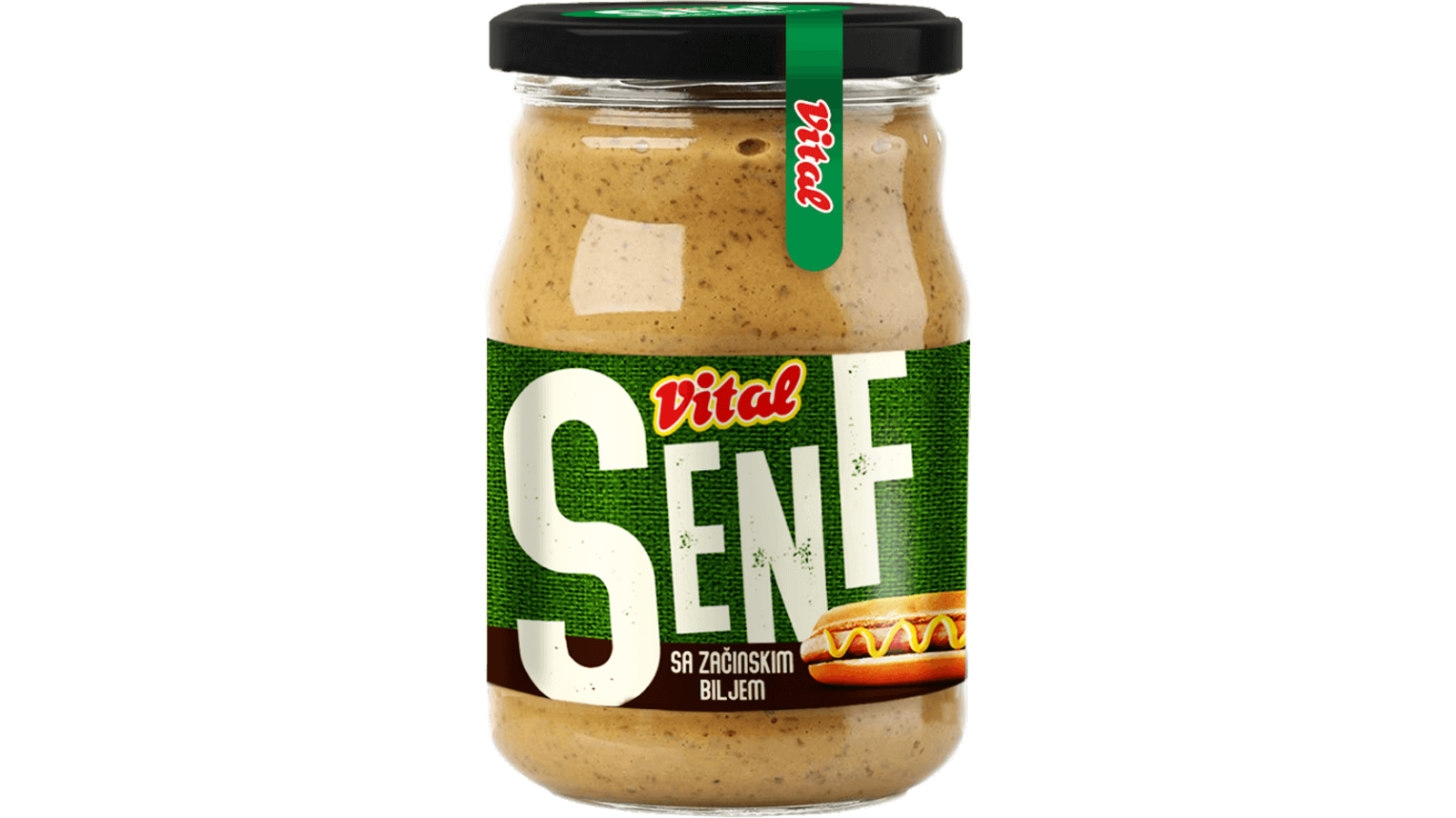 Senf VITAL sa začinskim biljem 190g - Cenoteka