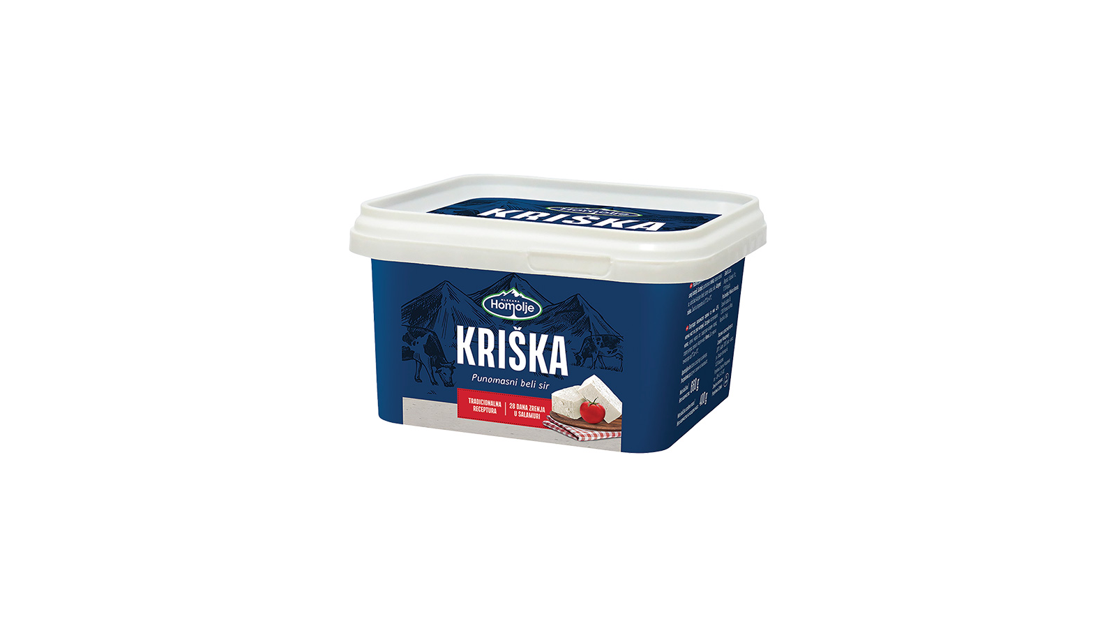 Sir beli kriška MLEKARA HOMOLJE 400g - Cenoteka