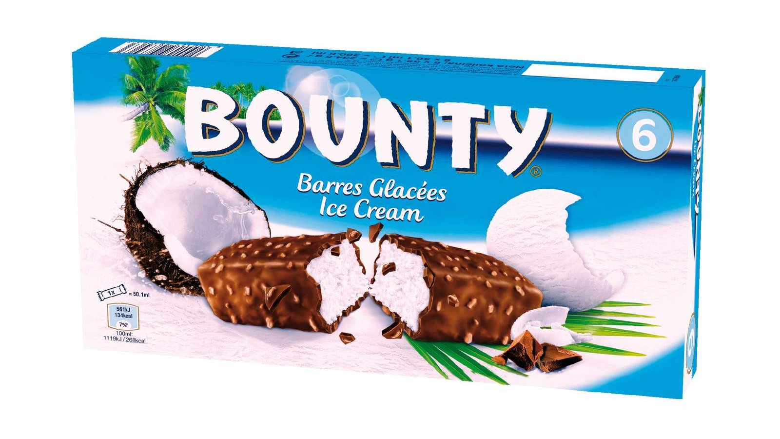 Sladoled BOUNTY multipack 6x39,1g - Cenoteka
