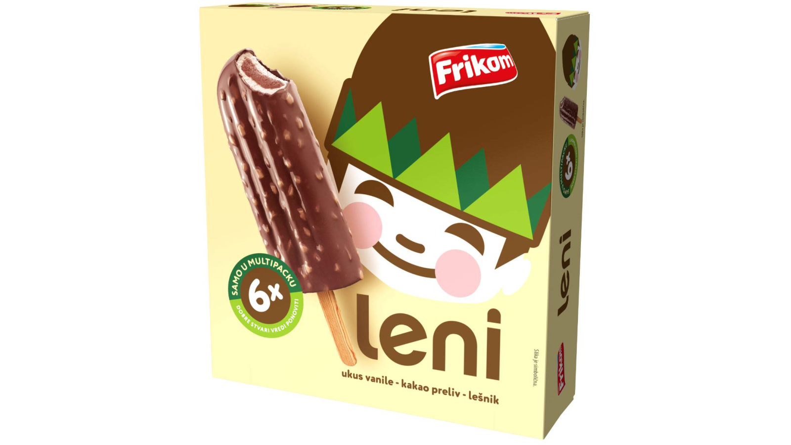Sladoled FRIKOM Leni multipak 6x70ml - Cenoteka