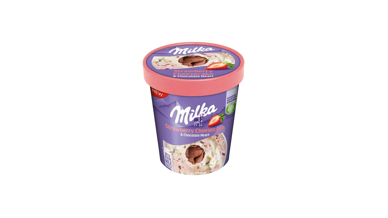 Sladoled MILKA strawberry cheesecake 480ml - Cene i Akcije