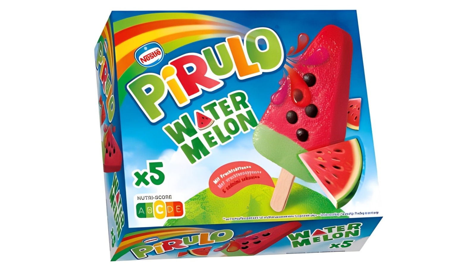 Sladoled NESTLE Pirulo watermelon 5x73ml - Cenoteka