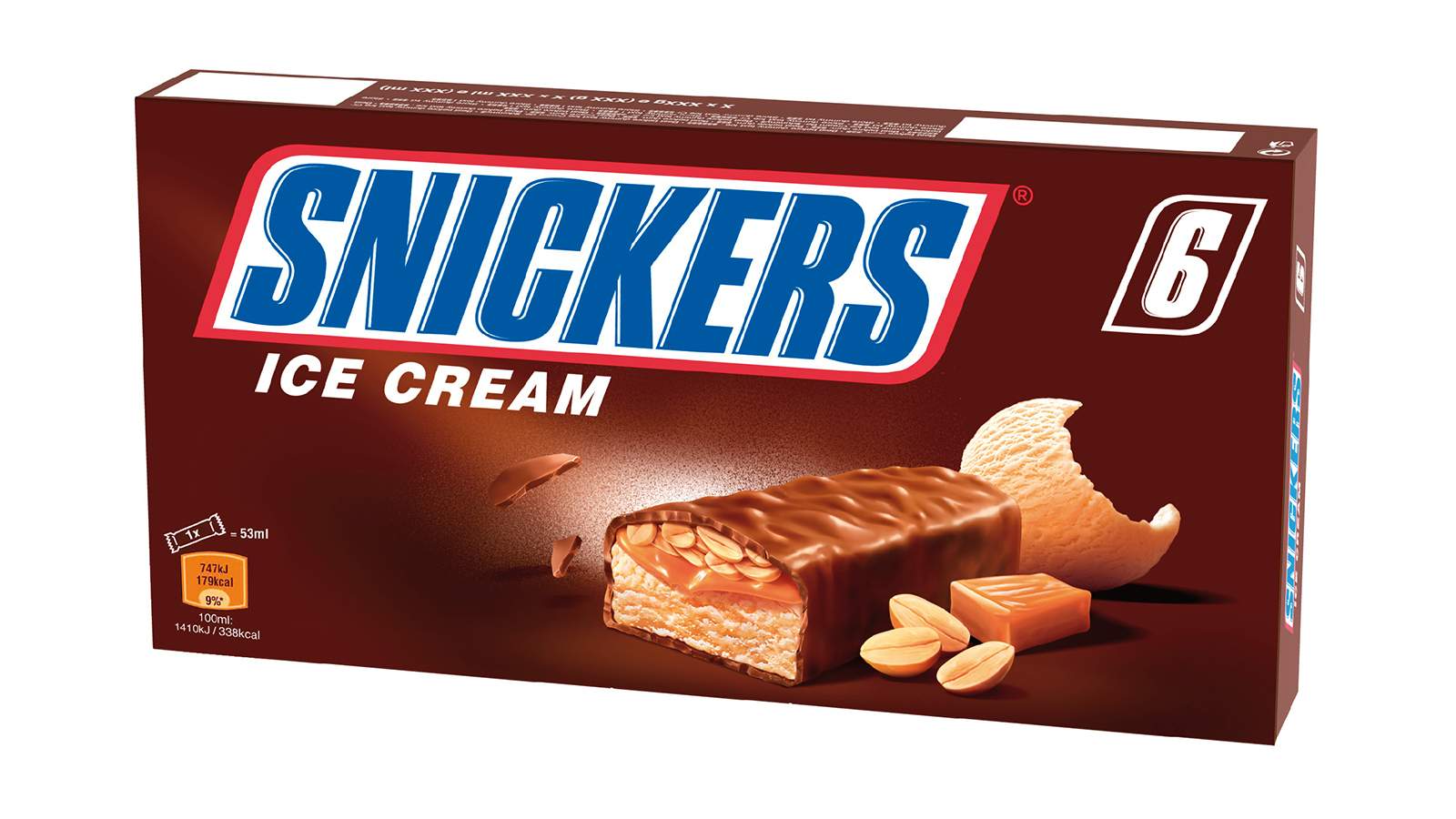 Sladoled SNICKERS multipack 6x45,6g - Cenoteka