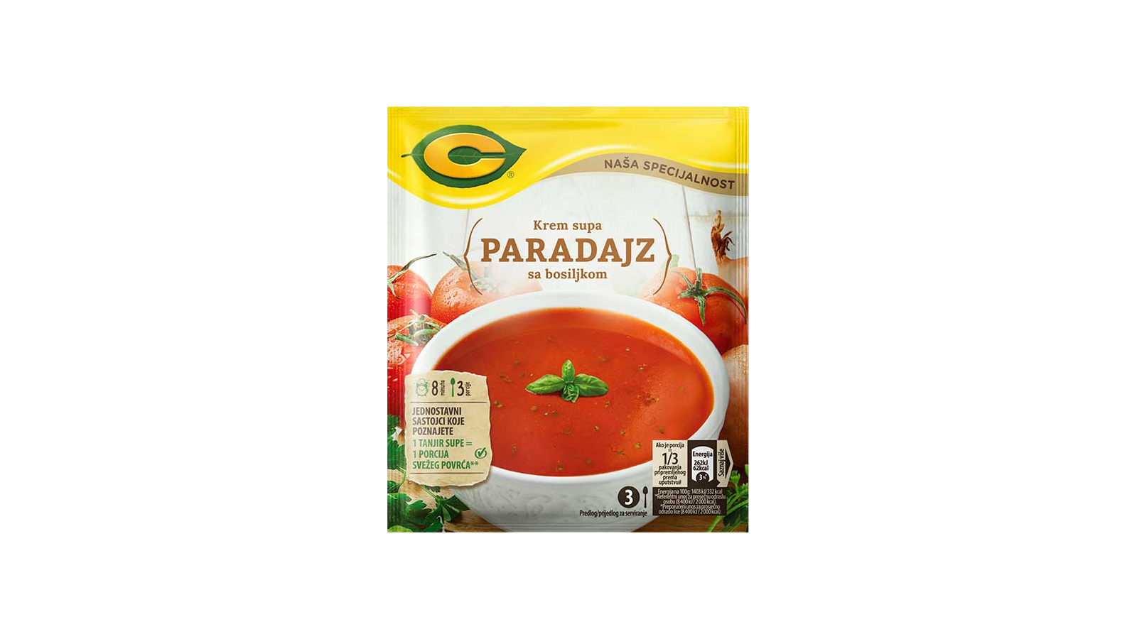 Supa C paradajz bosiljak 56g - Cenoteka