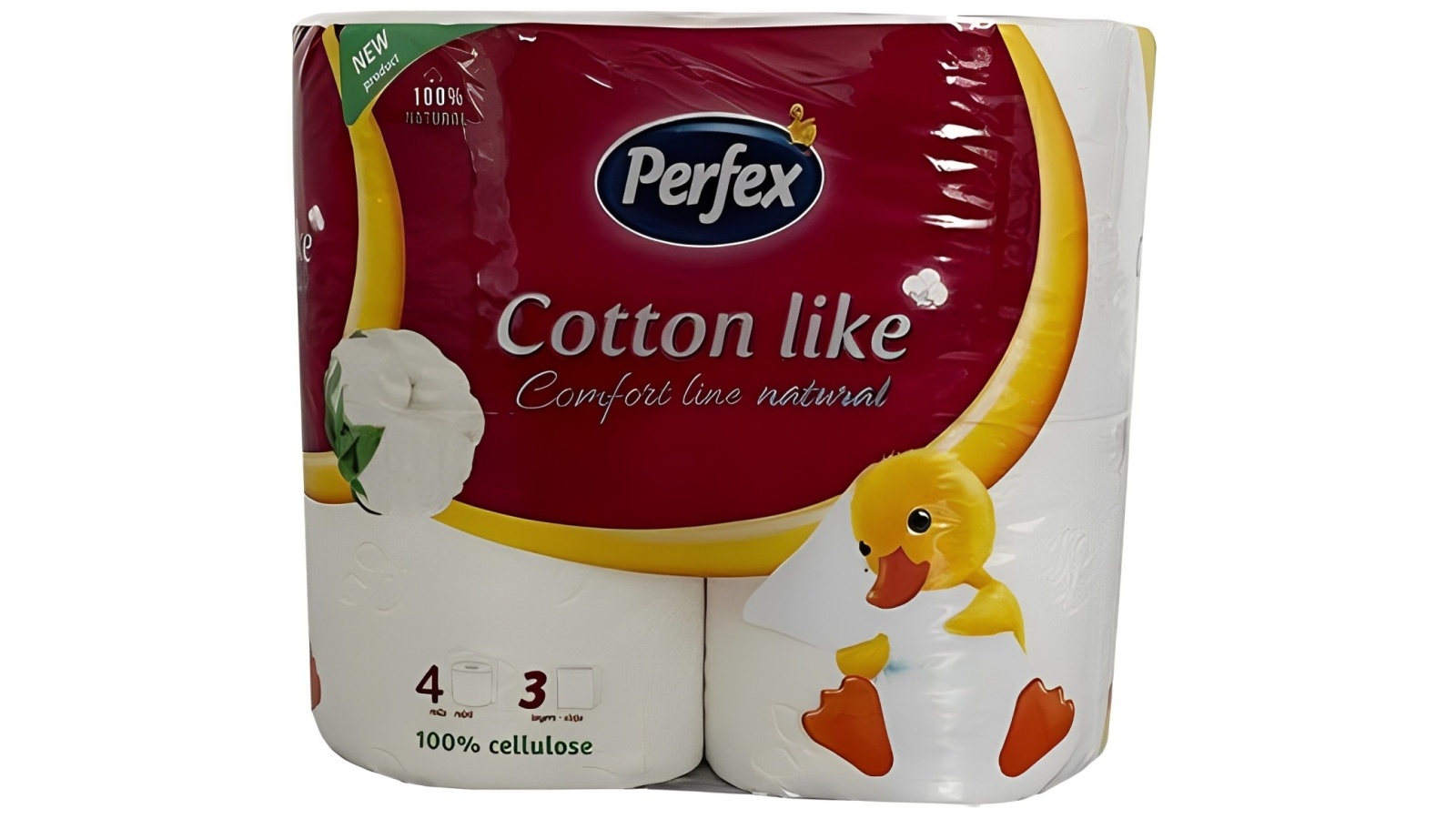Toalet papir PERFEX cotton comfort line 3sloja 4kom - Cenoteka