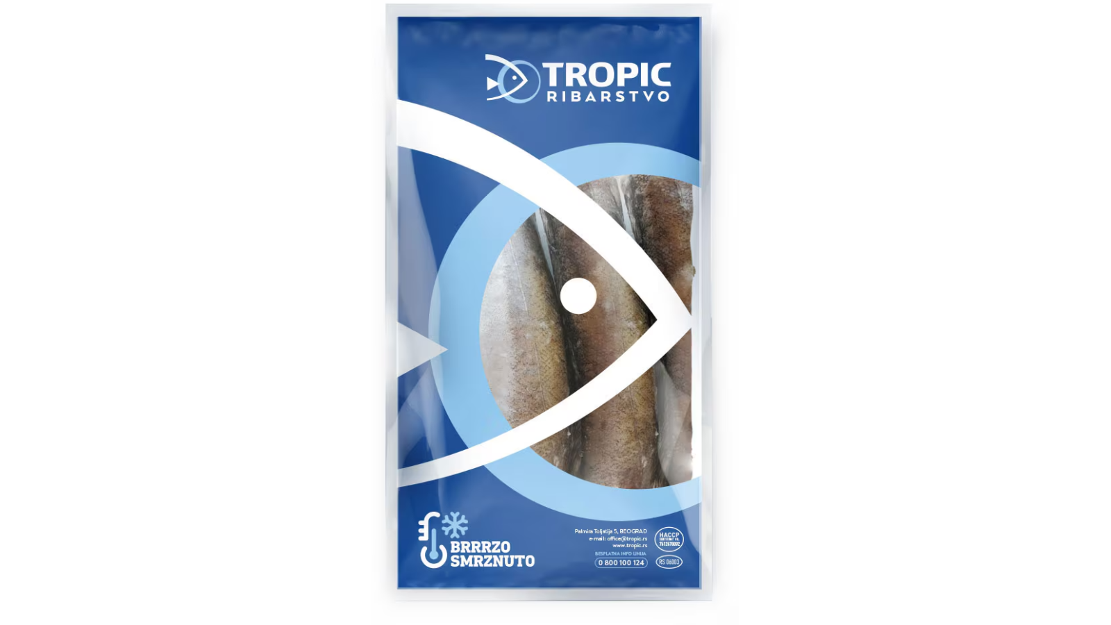 TROPIC smrznuti oslić hek 1kg - Cenoteka