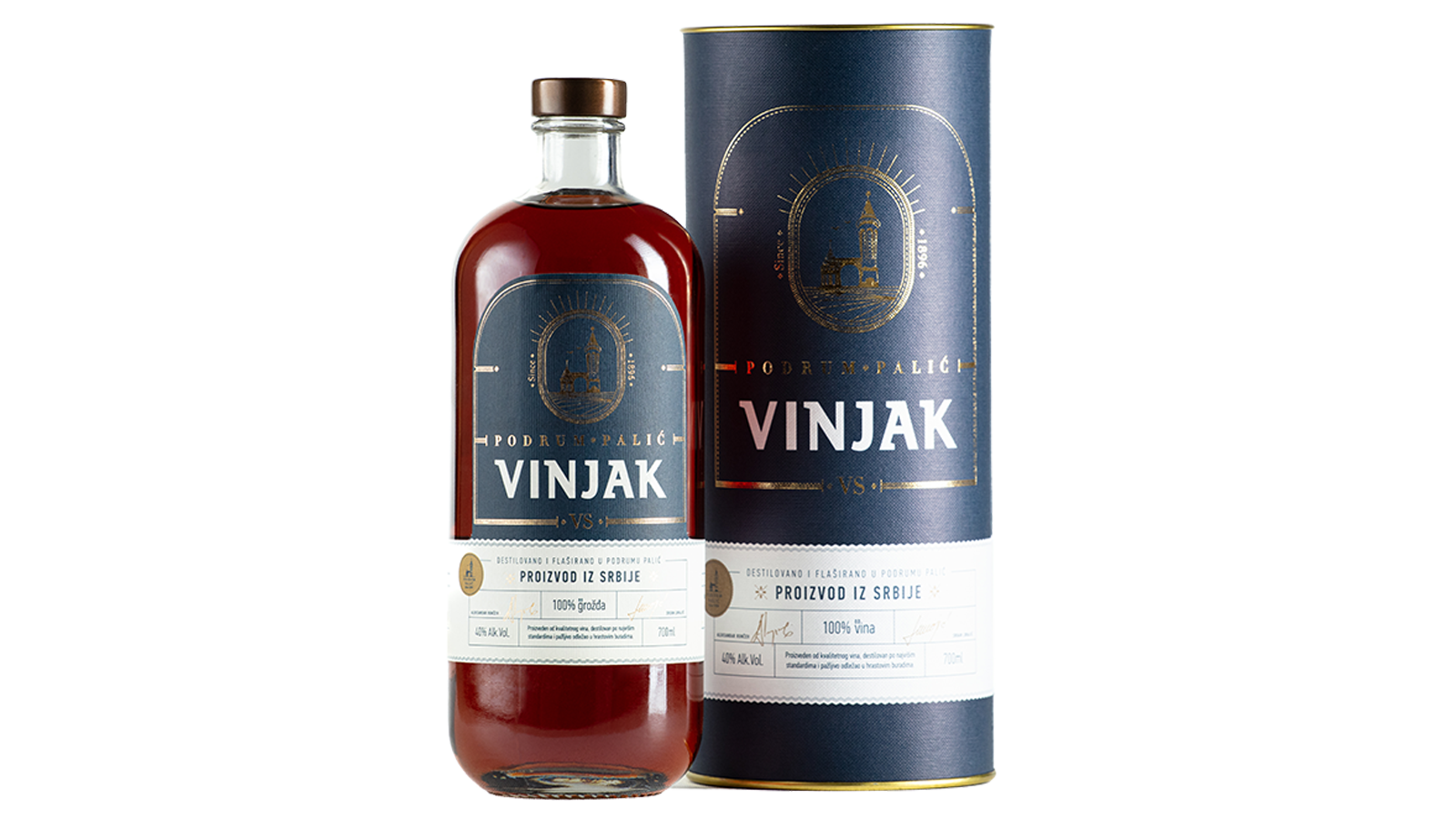 Vinjak PODRUM PALIĆ 40% 0,7l - Cenoteka