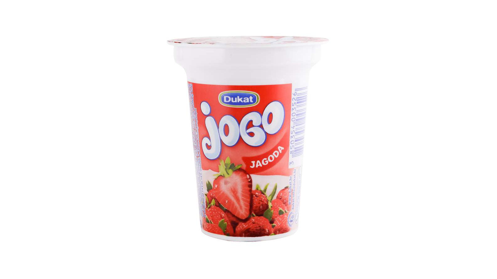 Voćni jogurt DUKAT Jogo jagoda 150g - Cenoteka