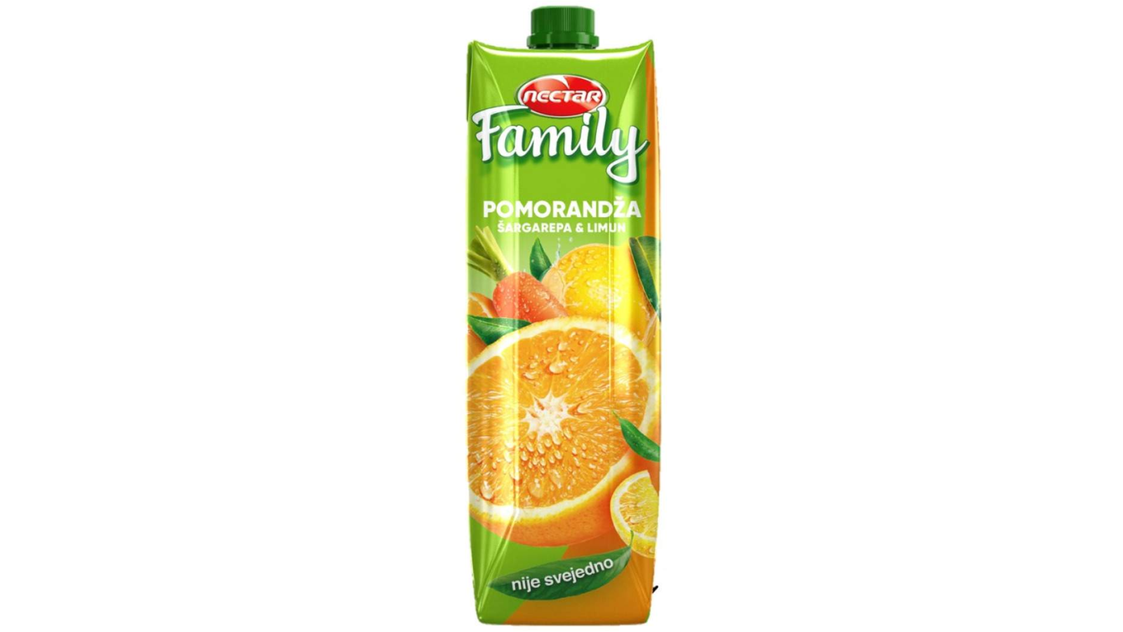Voćni sok NECTAR Family pomorandža šargarepa limun 1l - Cenoteka
