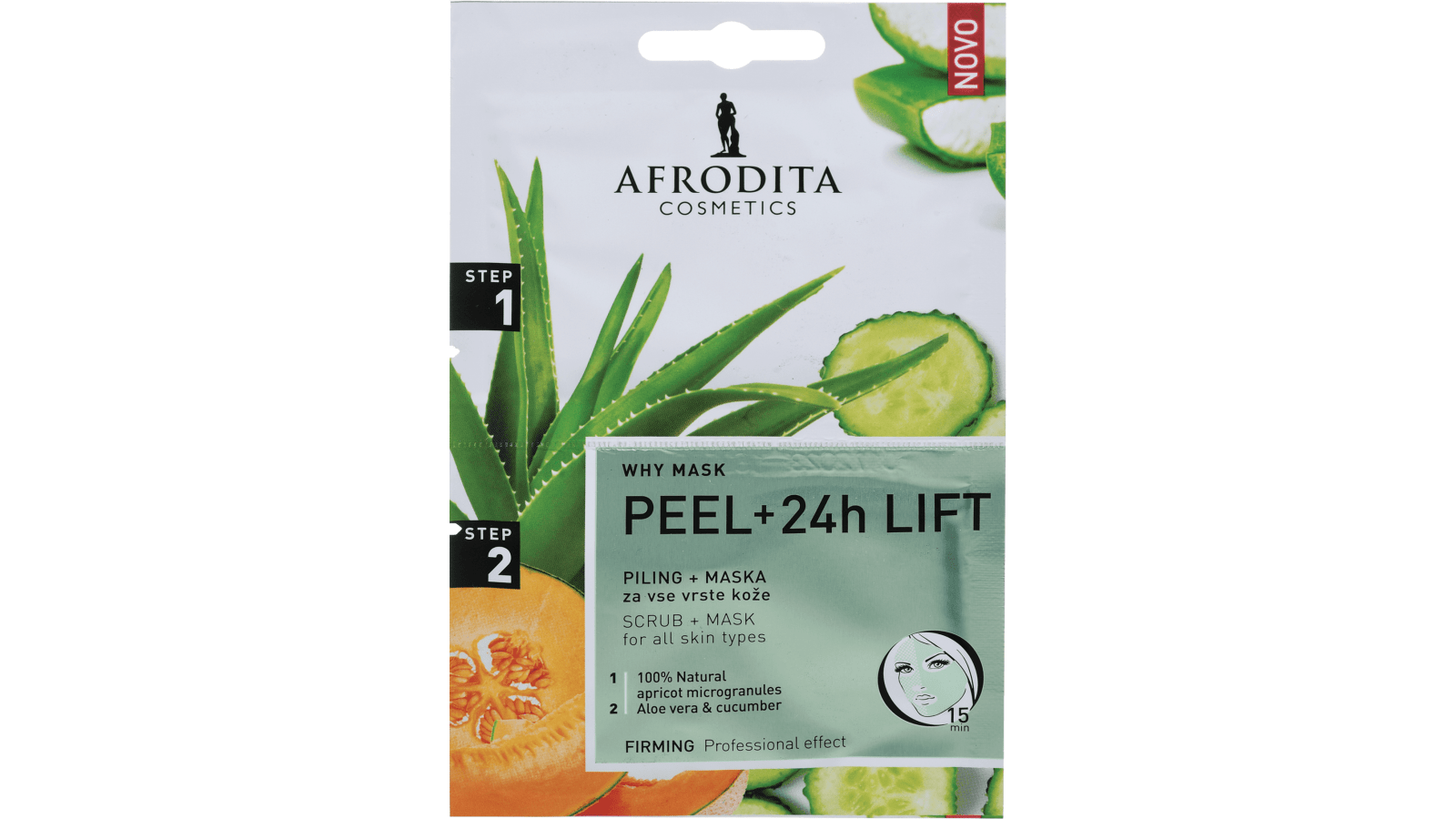 AFRODITA maska za lice why mask peeling+lifting 2x6ml - Cenoteka