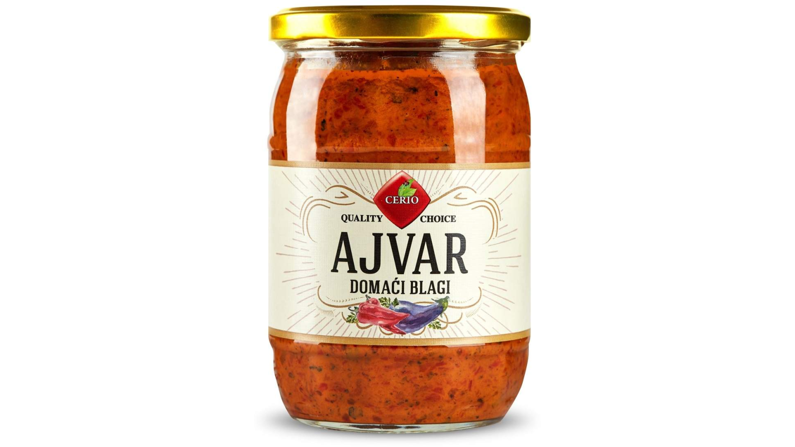 Ajvar CERIO domaći blagi 560g - Cenoteka