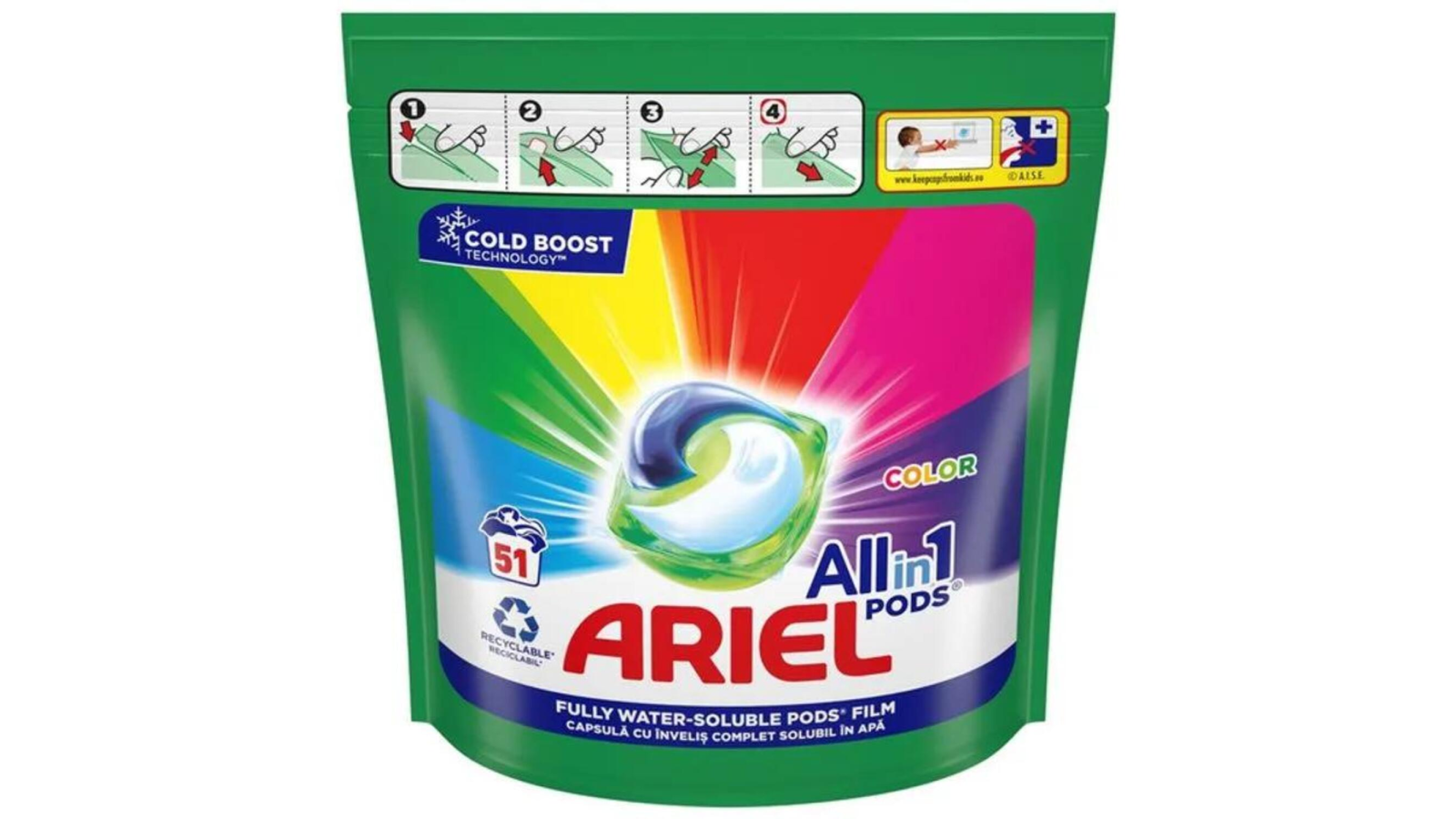 ARIEL PODS Color kapsule za veš 51kom - Cenoteka