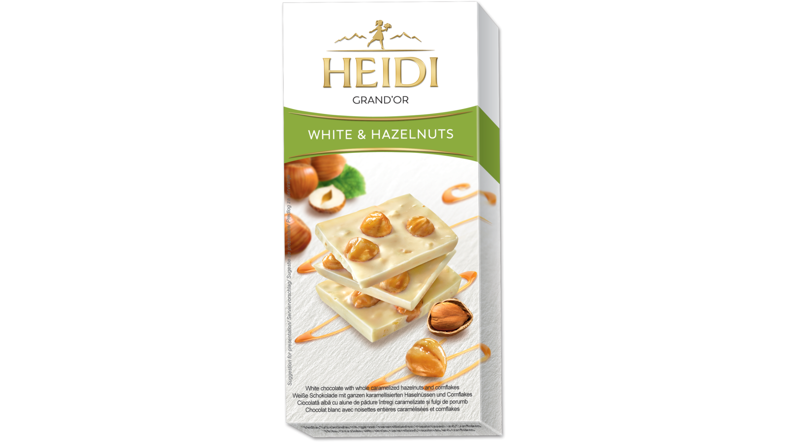 Bela čokolada HEIDI badem pistaći 100g - Cenoteka