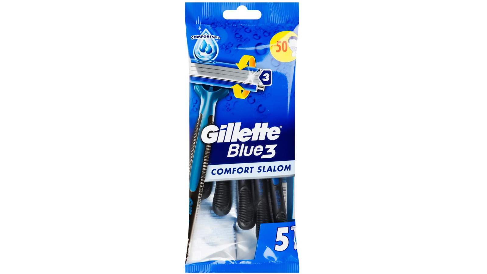 Brijač GILLETTE Blue 3 comfort slalom 5kom - Cenoteka