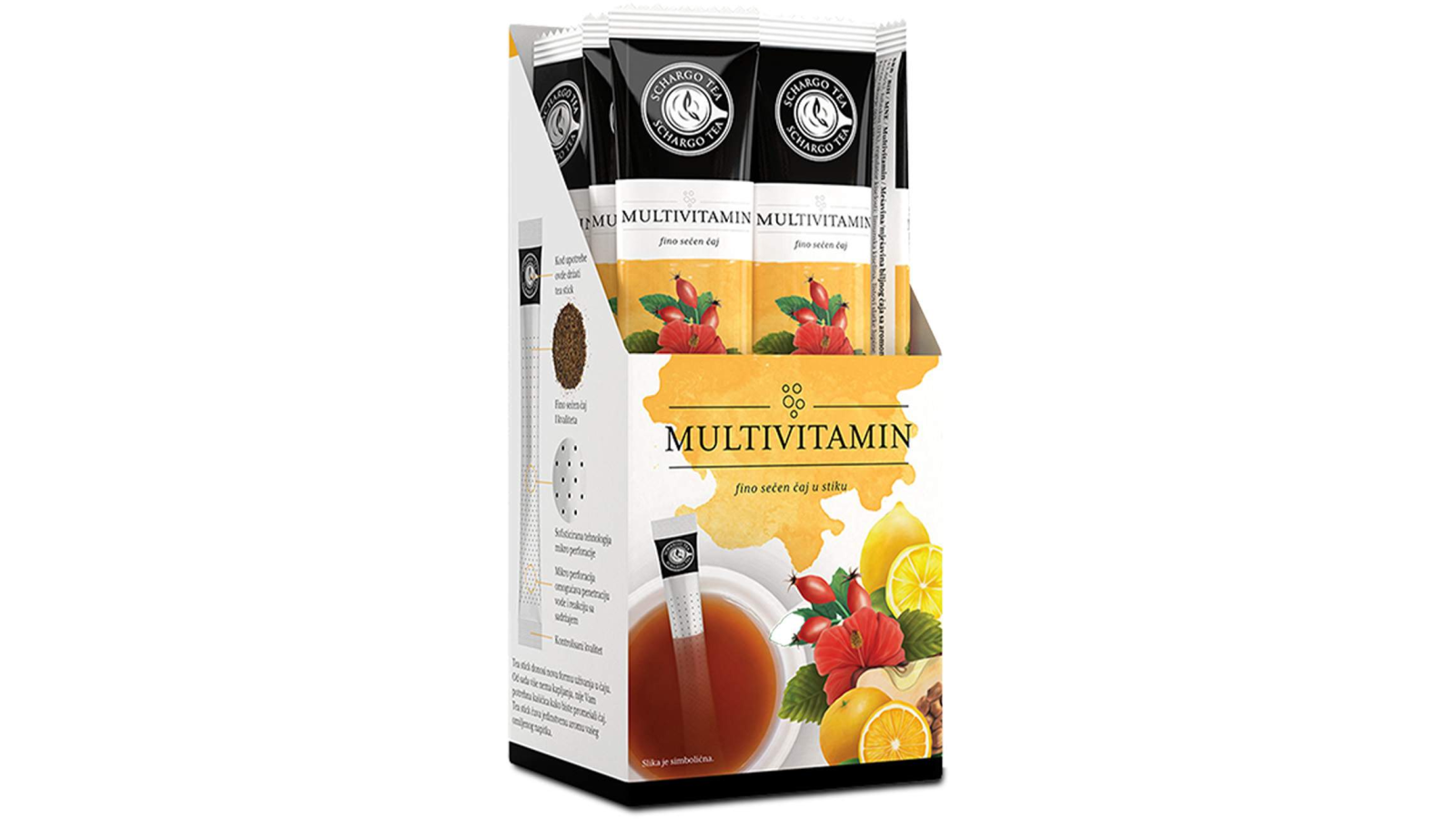 SCHARGO Tea multivitamin 40g - Cenoteka