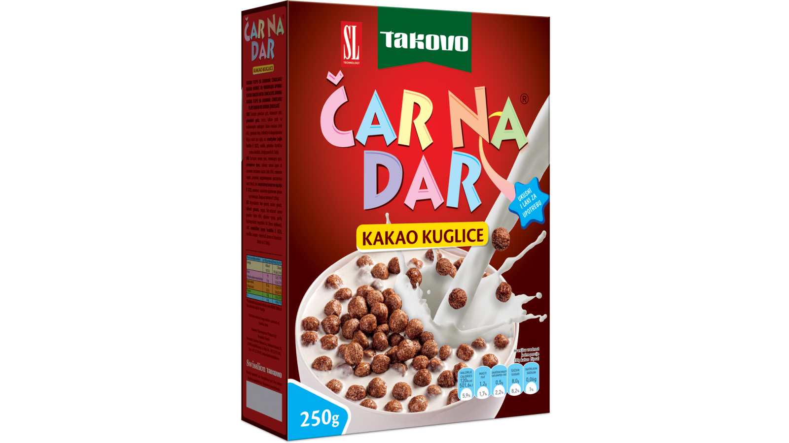 Kuglice ČAR NA DAR Takovo kakao 250g - Cenoteka
