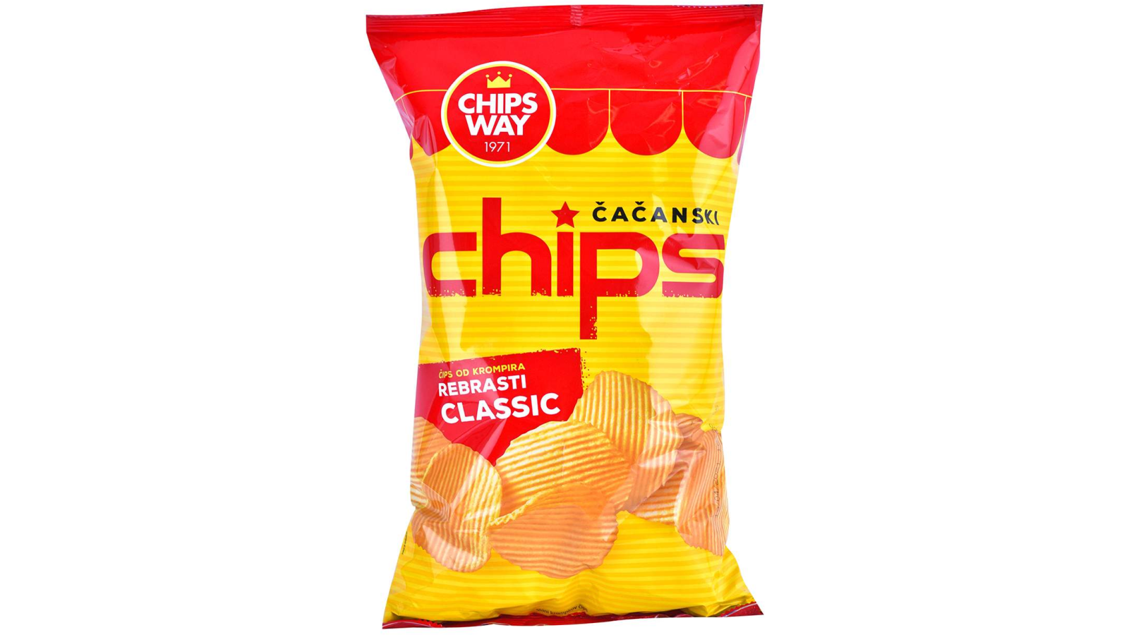 CHIPS WAY rebrasti 230g - Cenoteka