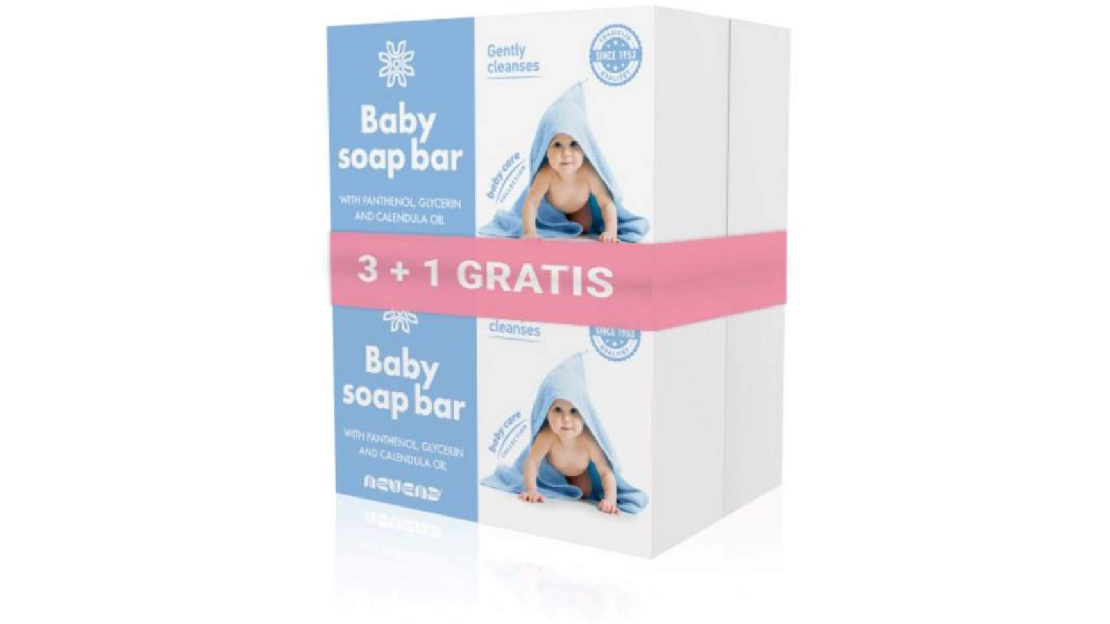 Sapun NEVENA Baby plavi 78g 3+1 gratis - Cenoteka