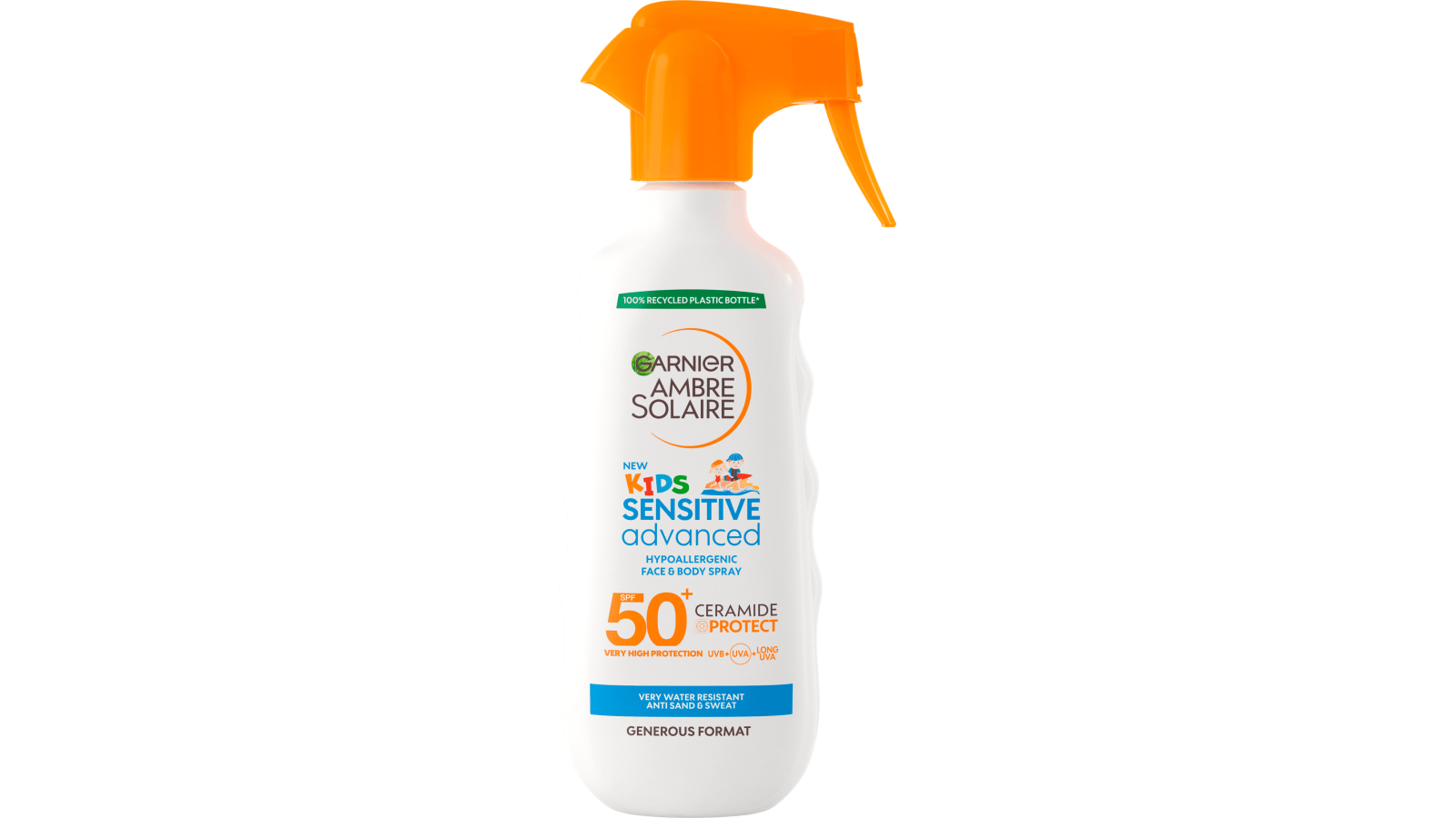 Dečiji sprej za sunčanje GARNIER sensitive advanced SPF50+ 270ml - Cenoteka