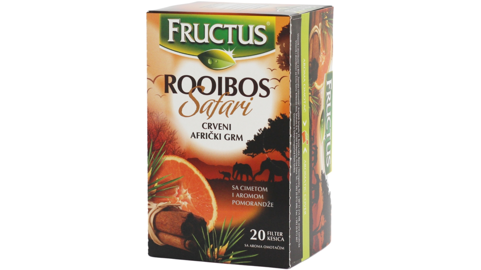 FRUCTUS čaj rooiboss safari 30g - Cenoteka