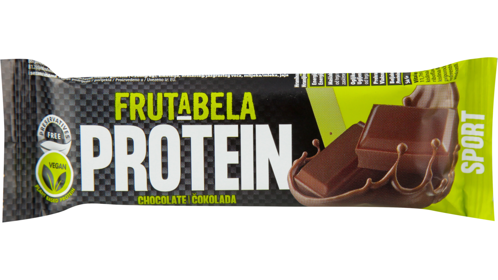 FRUTABELA protein bar čokolada 40g - Cenoteka