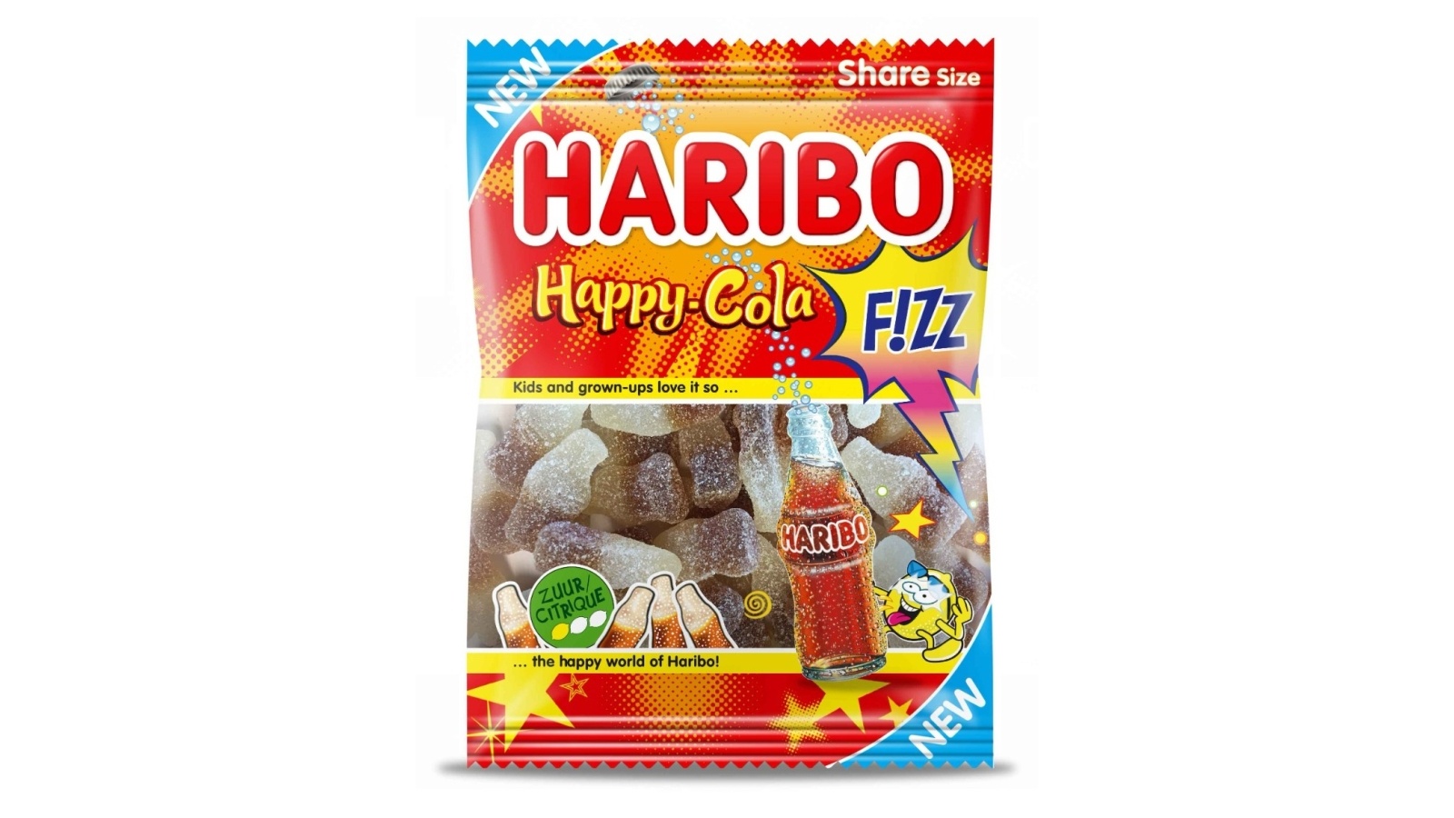 Gumene bombone HARIBO happy cola fizz 100g - Cenoteka