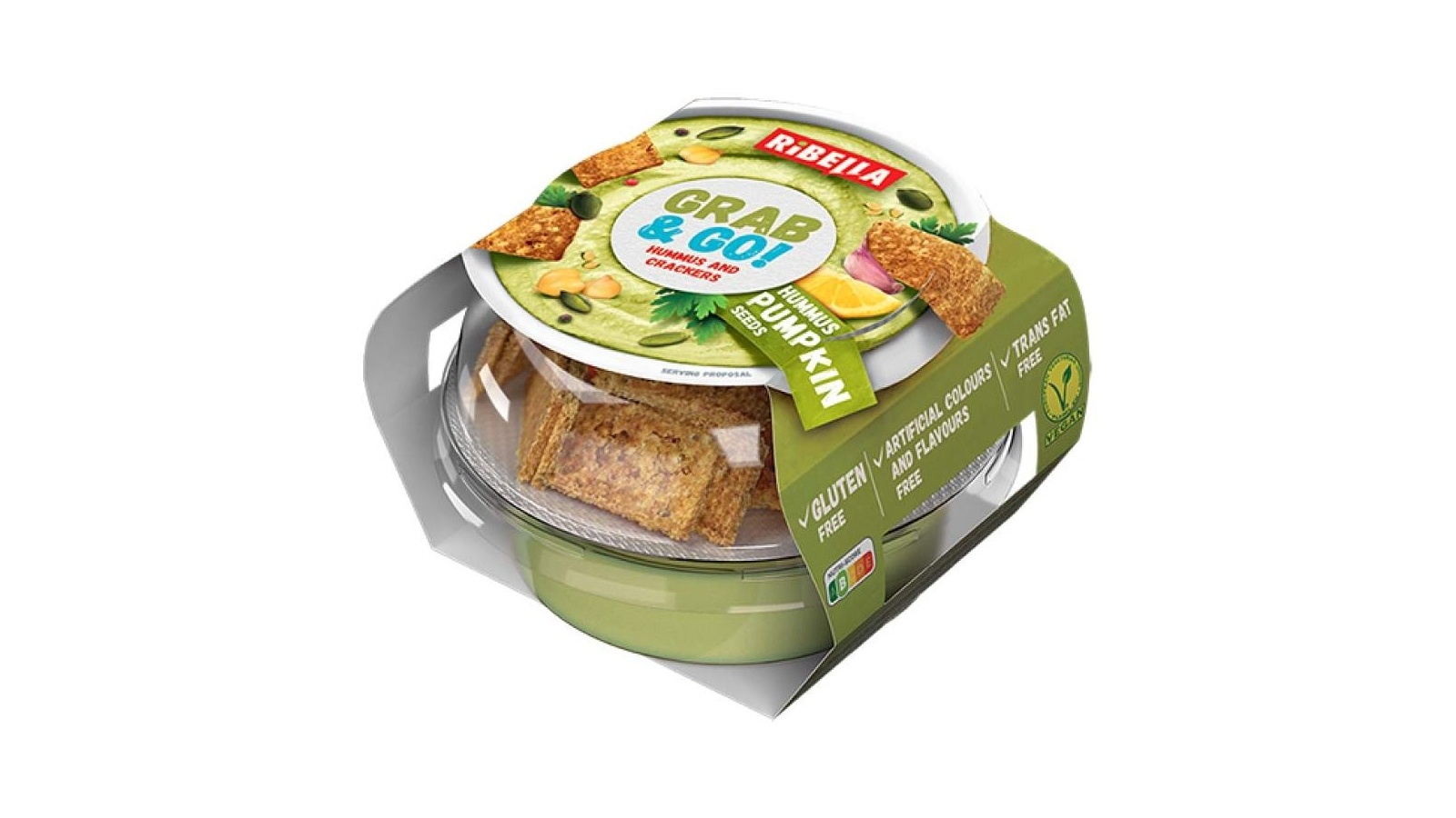 Humus RIBELLA grab n go bundeva 120g - Cenoteka