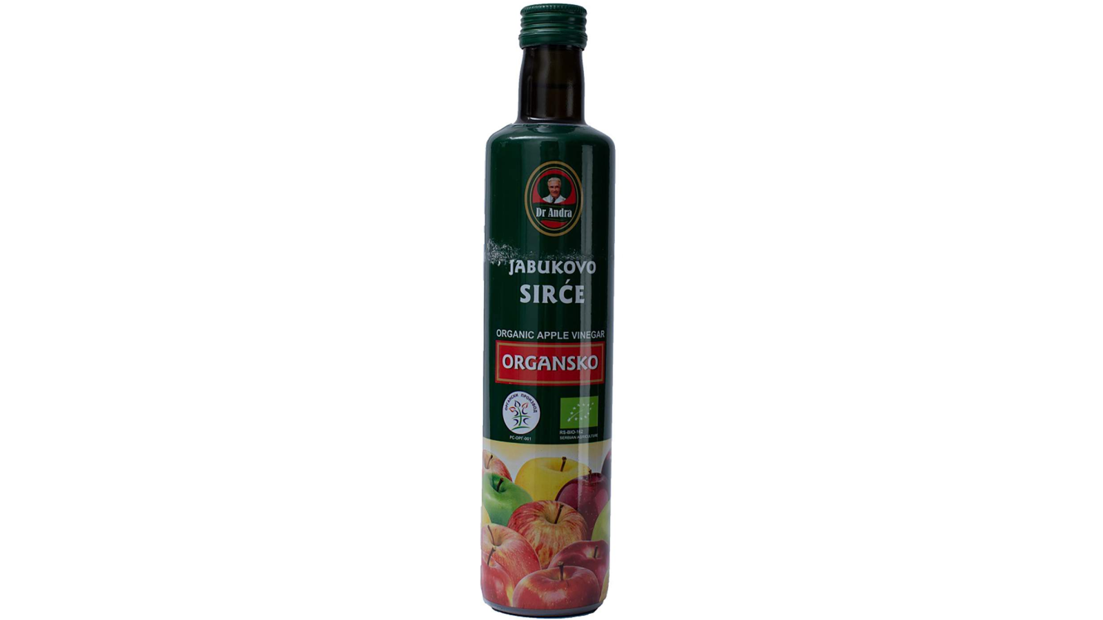 Organsko jabukovo sirće DR ANDRA 250ml - Cenoteka