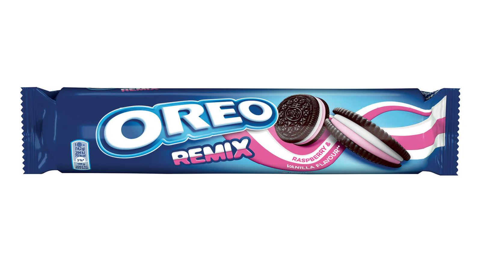 Keks OREO remix malina 157g - Cenoteka