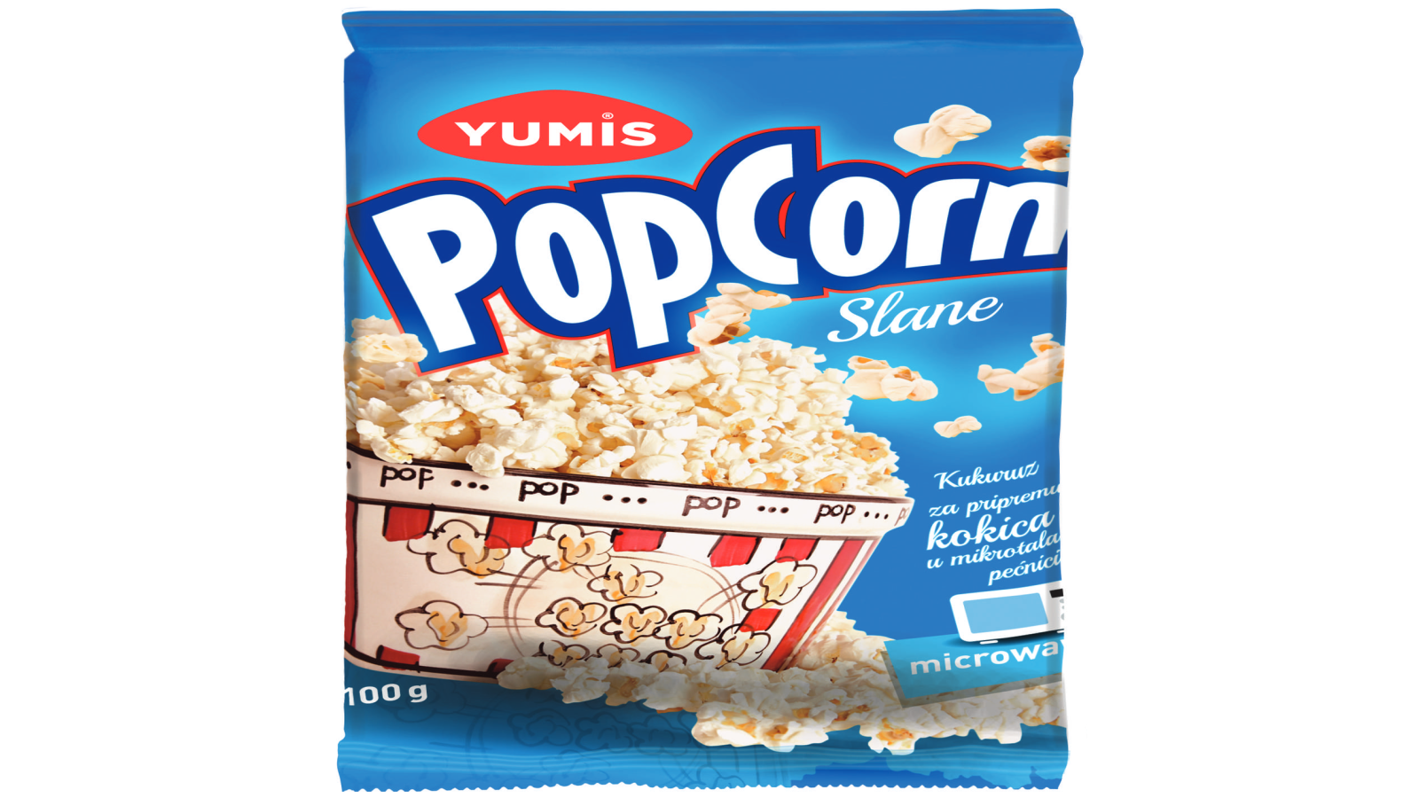 Kokice YUMIS za mikrotalasnu slane 100g - Cenoteka