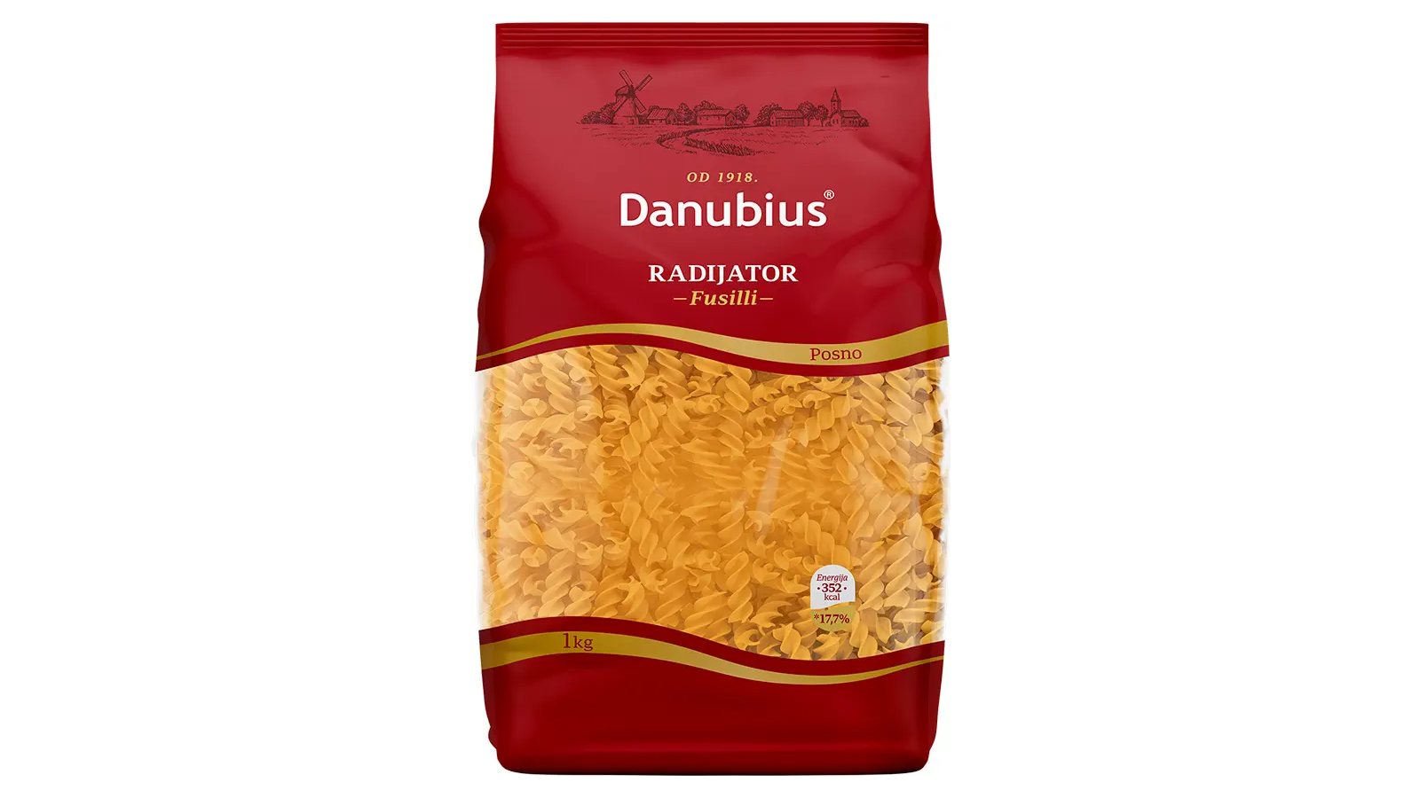 Testenina DANUBIUS radijator 1kg - Cenoteka