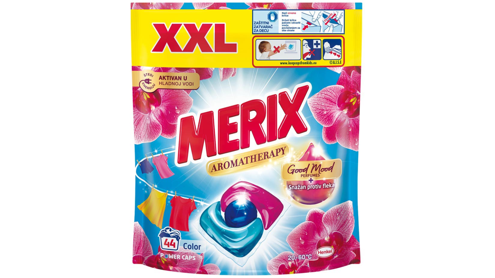 MERIX Color orhideja kapsule za veš 44kom - Cenoteka