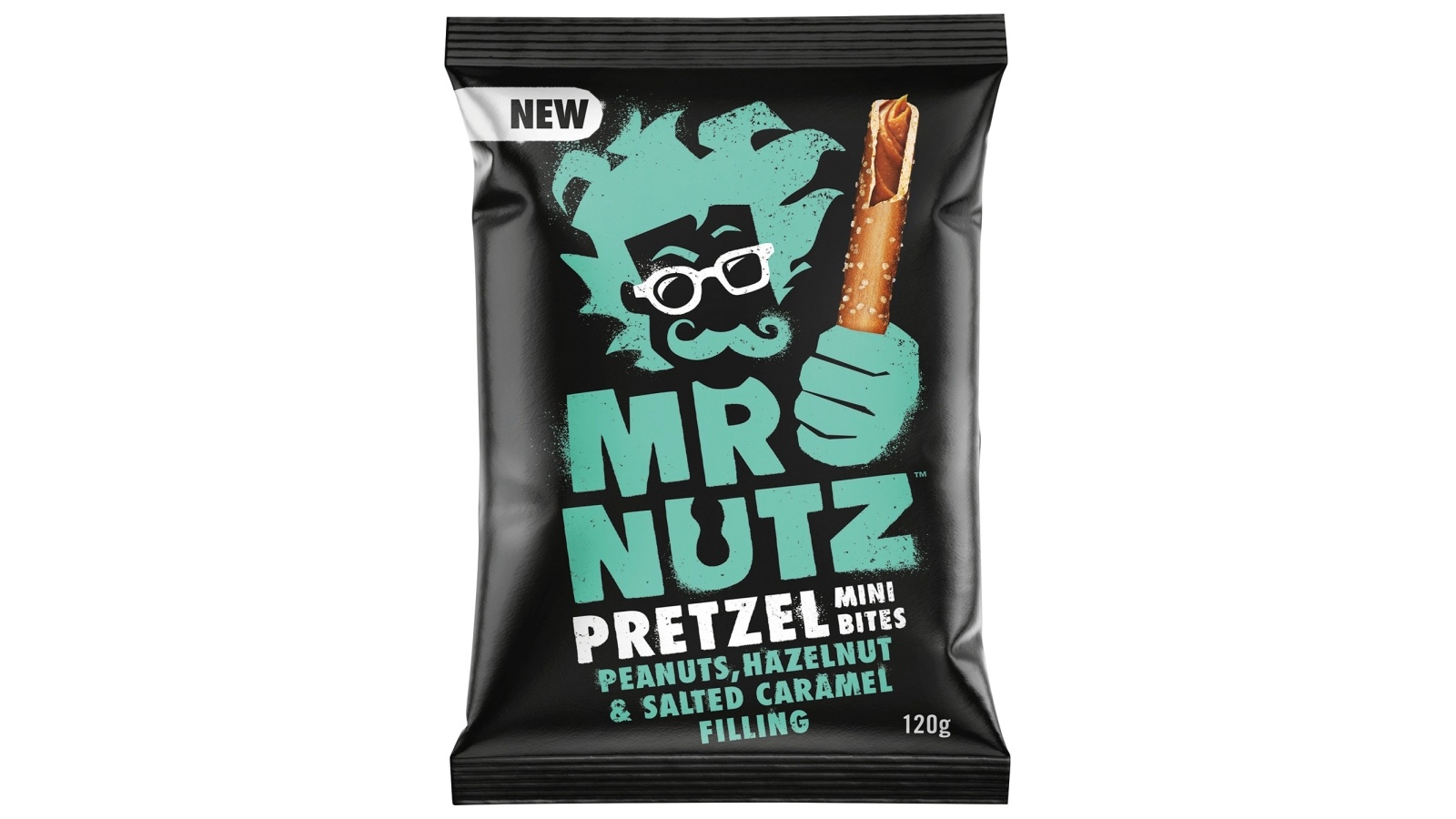 MR.NUTZ Mini štapići kikiriki lešnik slana karamela 120g - Cenoteka