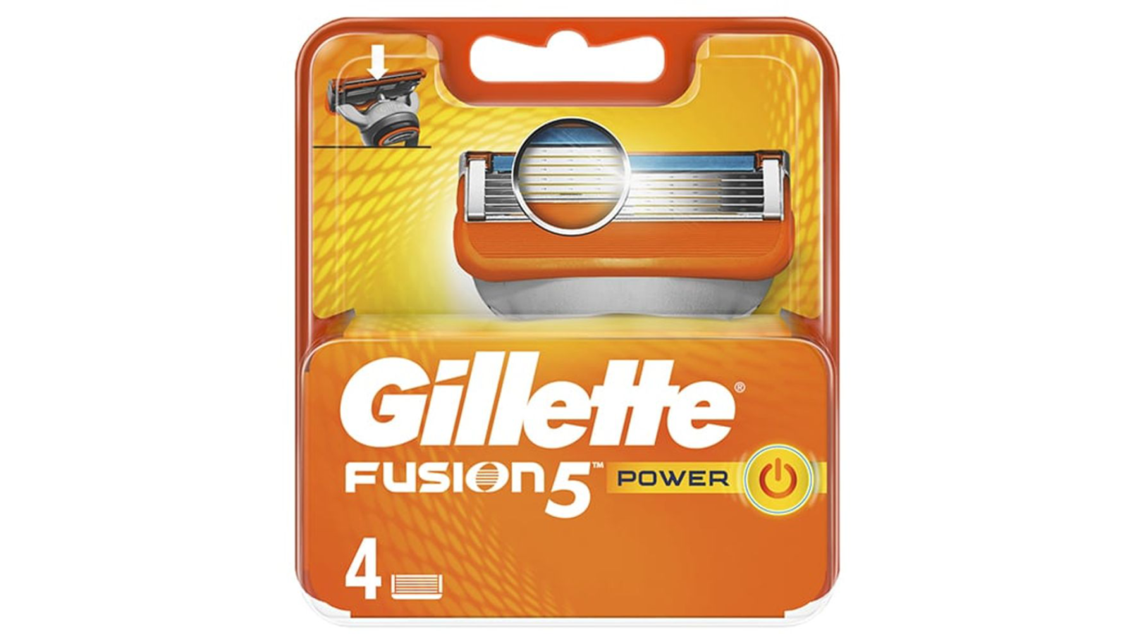 Patrone GILLETTE Fusion power 4kom - Cenoteka