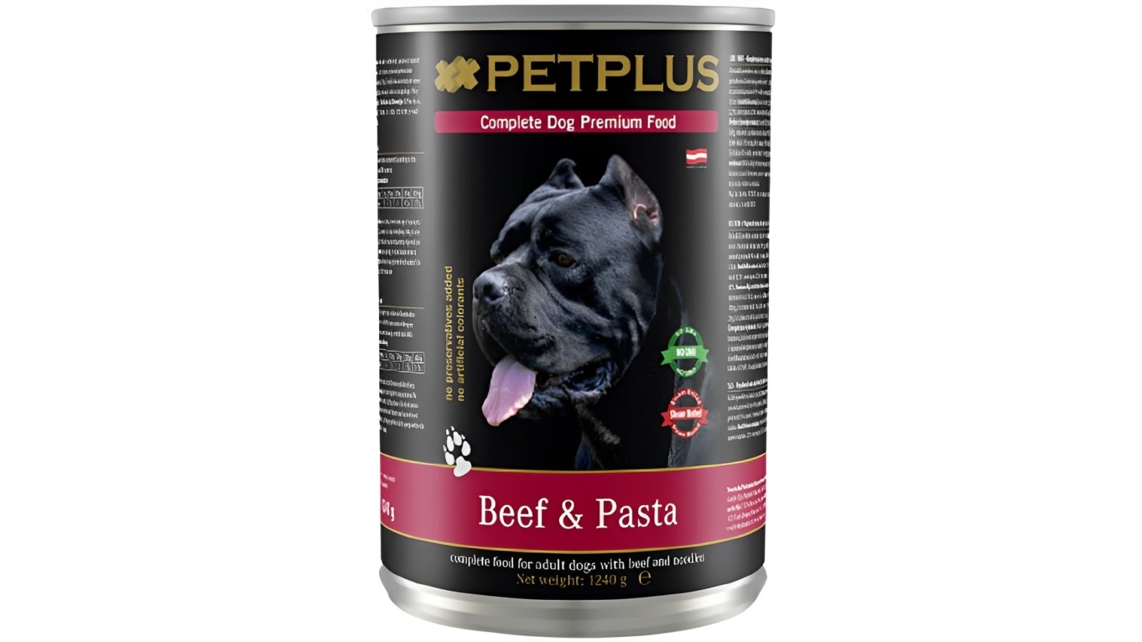 PET PLUS hrana za pse govedina i pasta 1240g - Cenoteka
