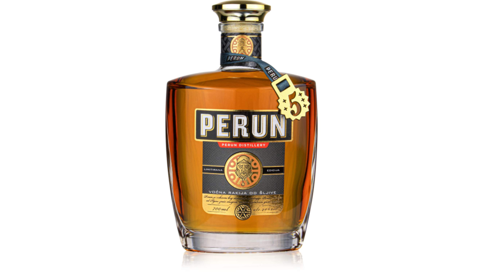 Rakija PERUN šljiva petica 0,7l - Cenoteka