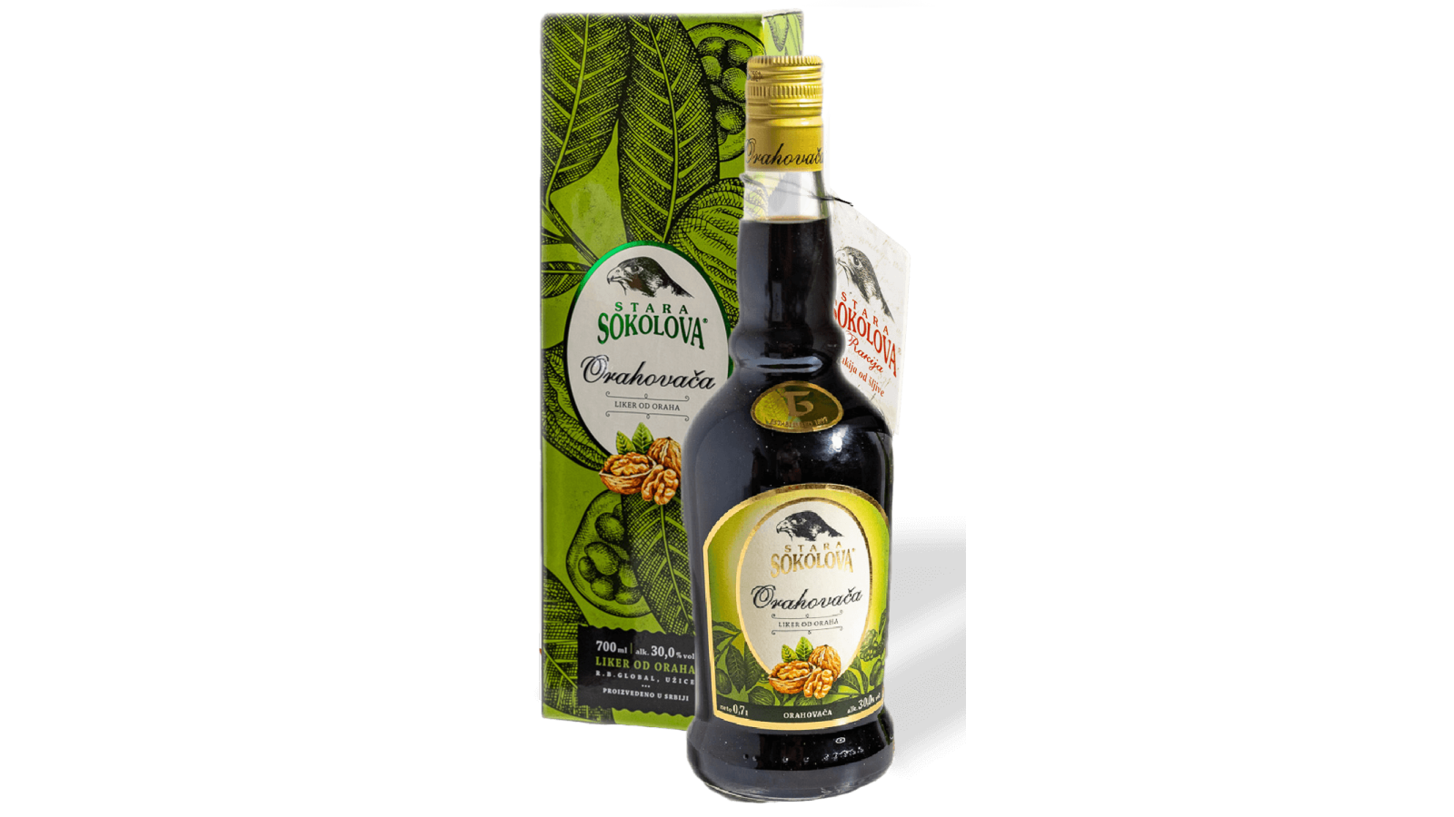 Rakija STARA SOKOLOVA orahovača 30% 0,7l - Cenoteka