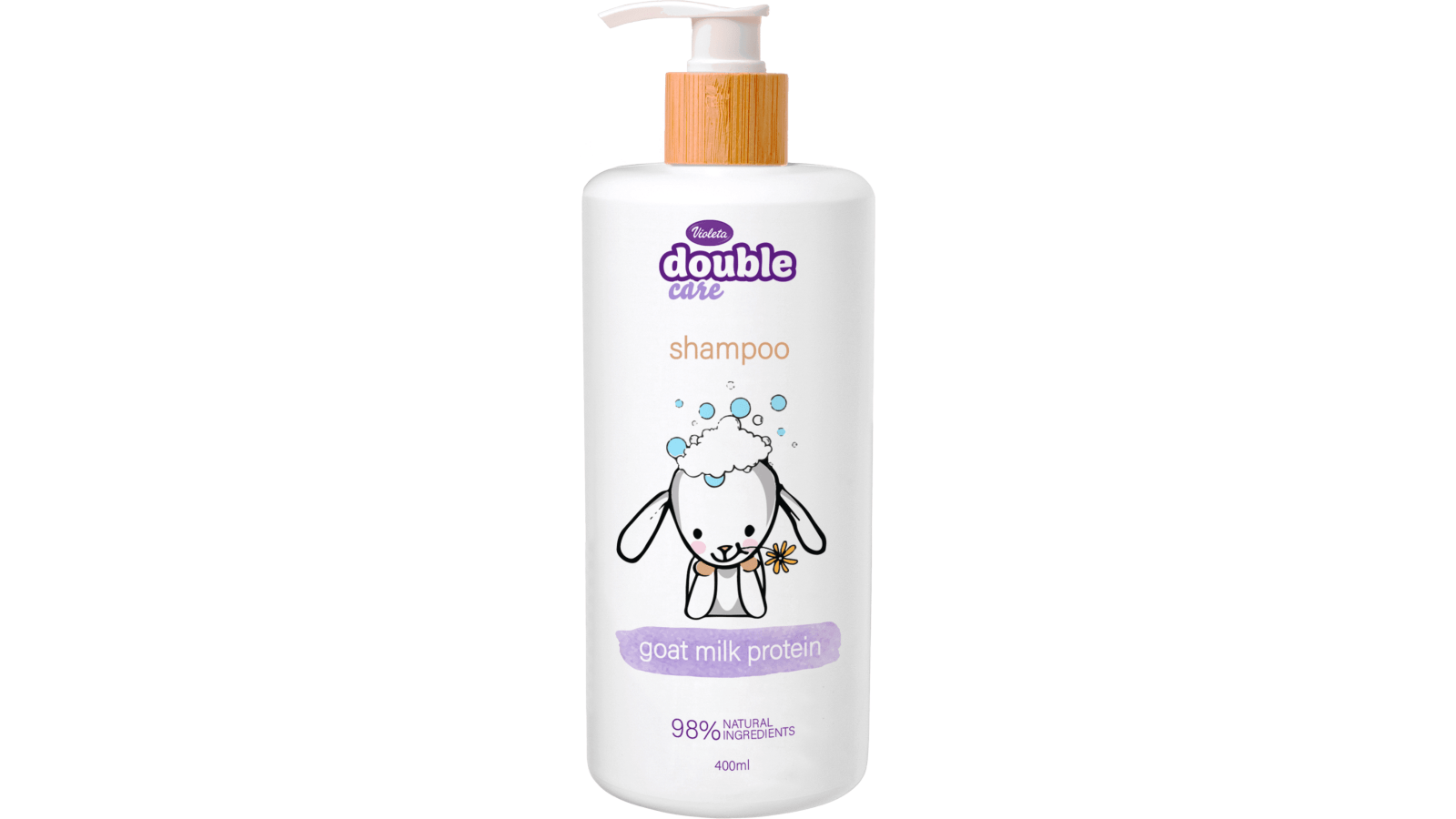 Šampon VIOLETA baby double care 400ml - Cenoteka