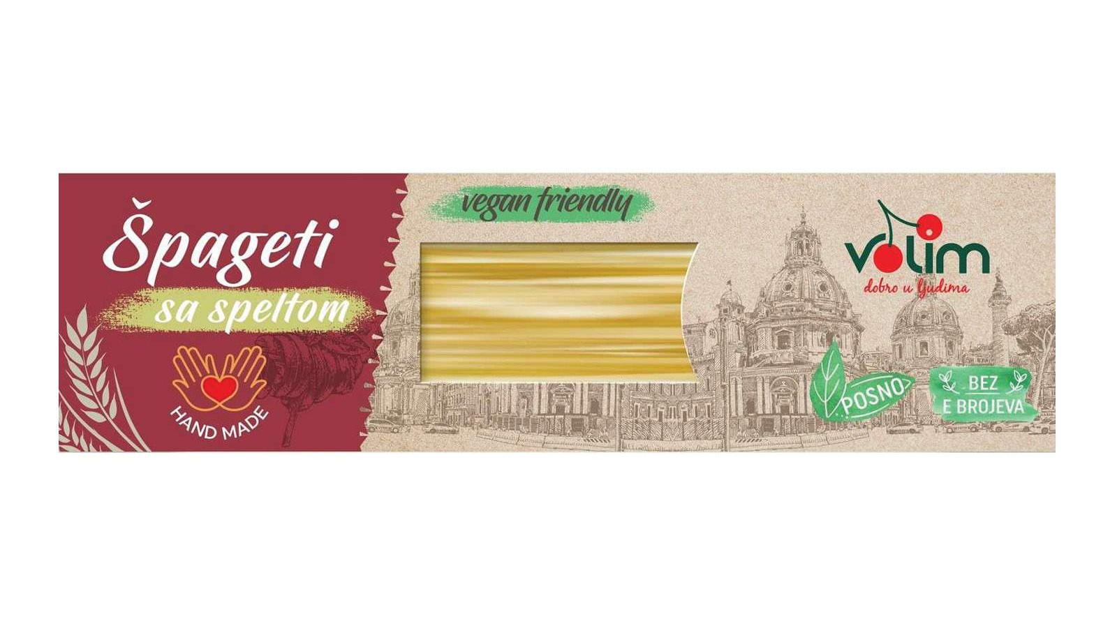 Špagete sa speltom VOLIM 350g - Cenoteka