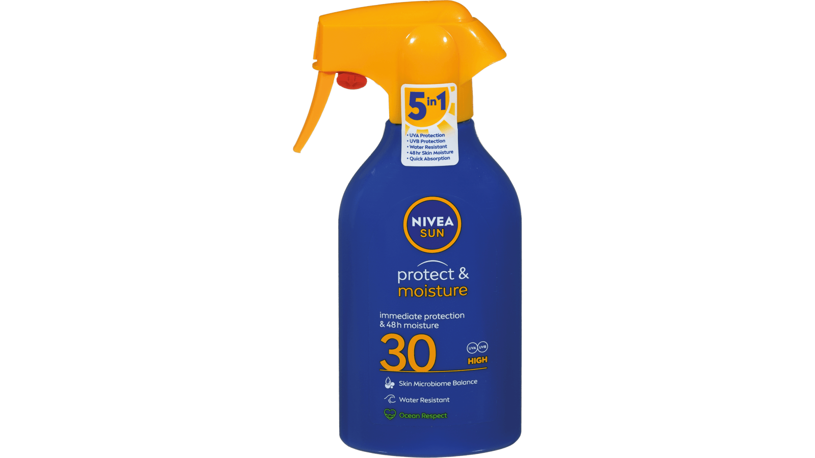 Sprej za sunčanje NIVEA sun protect&moisture SPF30 270ml - Cenoteka