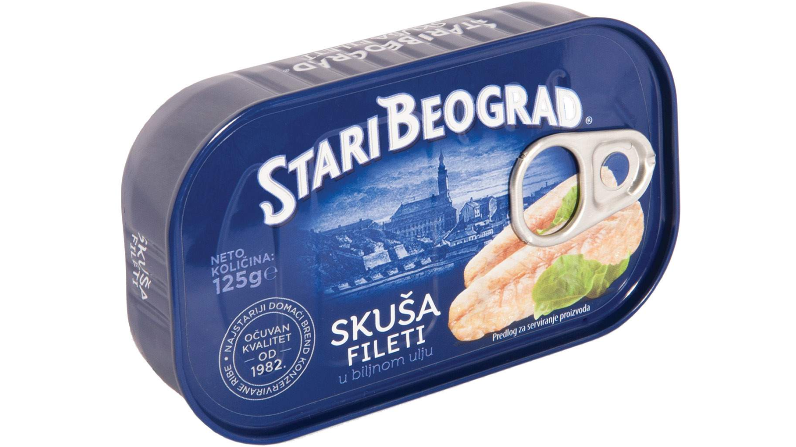 STARI BEOGRAD fileti skuše u ulju 125g - Cenoteka