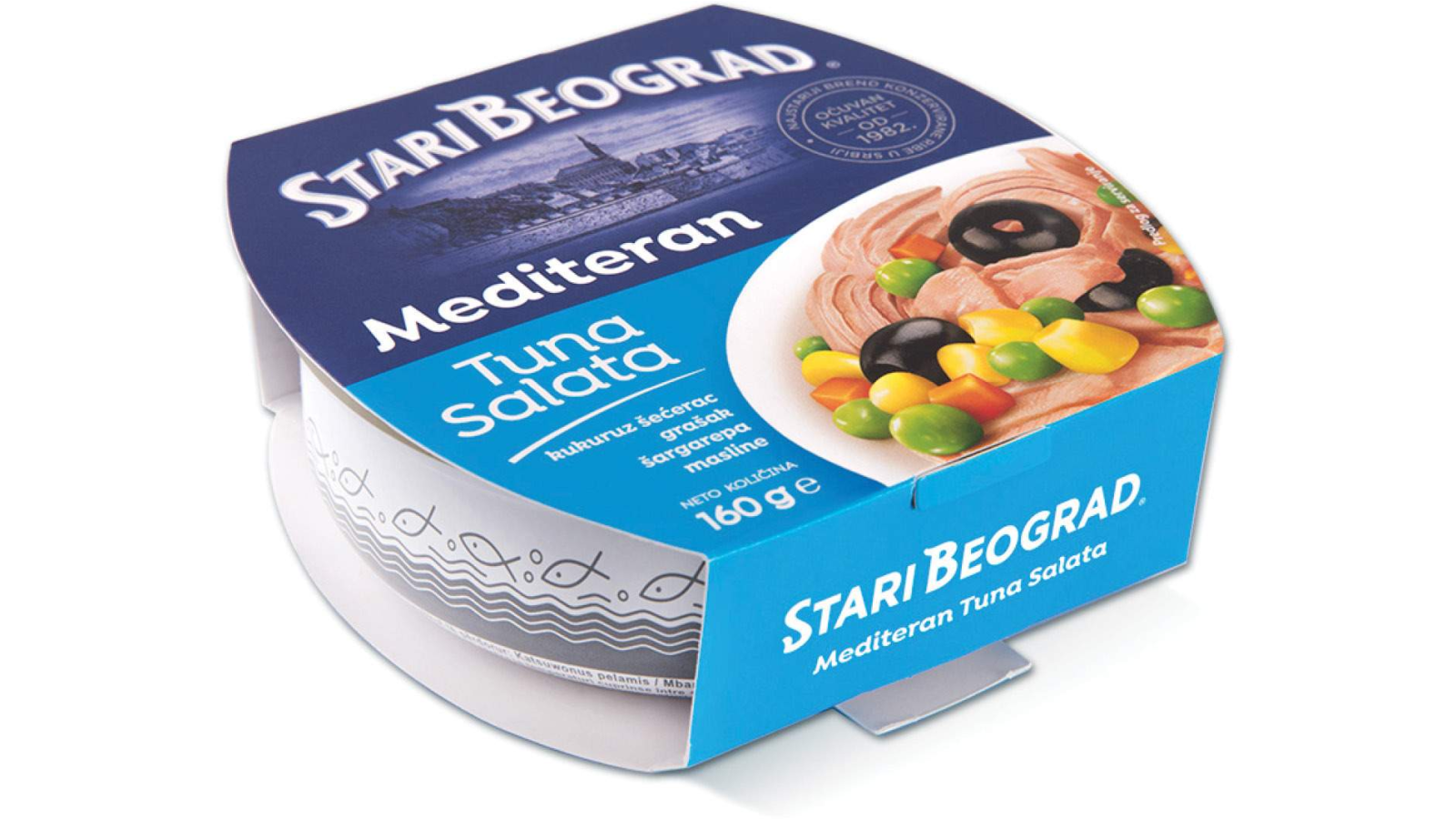 Tunjevina STARI BEOGRAD mediteranska salata 160g - Cenoteka