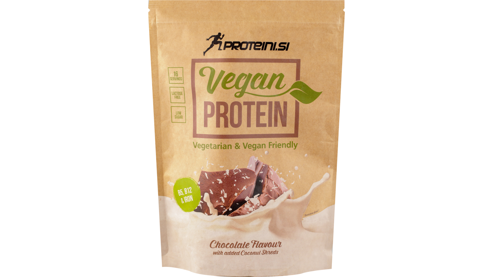 PROTEINI.SI vegan protein čokolada kokos 500g - Cenoteka