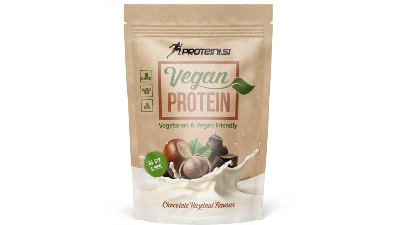 PROTEINI.SI vegan protein čokolada lešnik 500g - Cenoteka