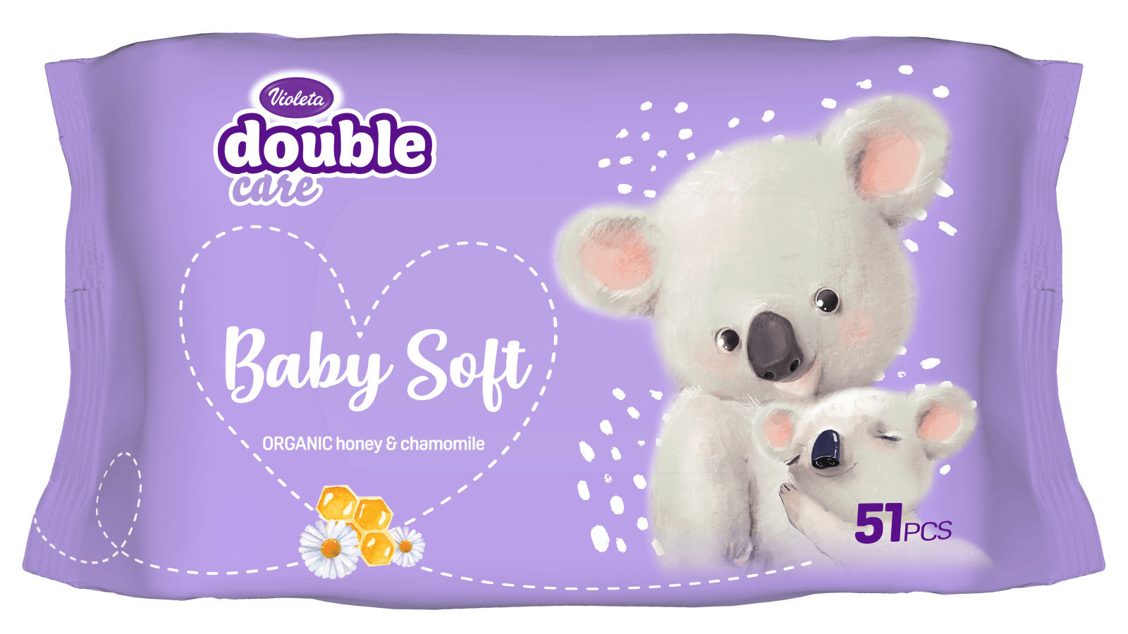 Vlažne maramice VIOLETA baby soft 51kom - Cenoteka