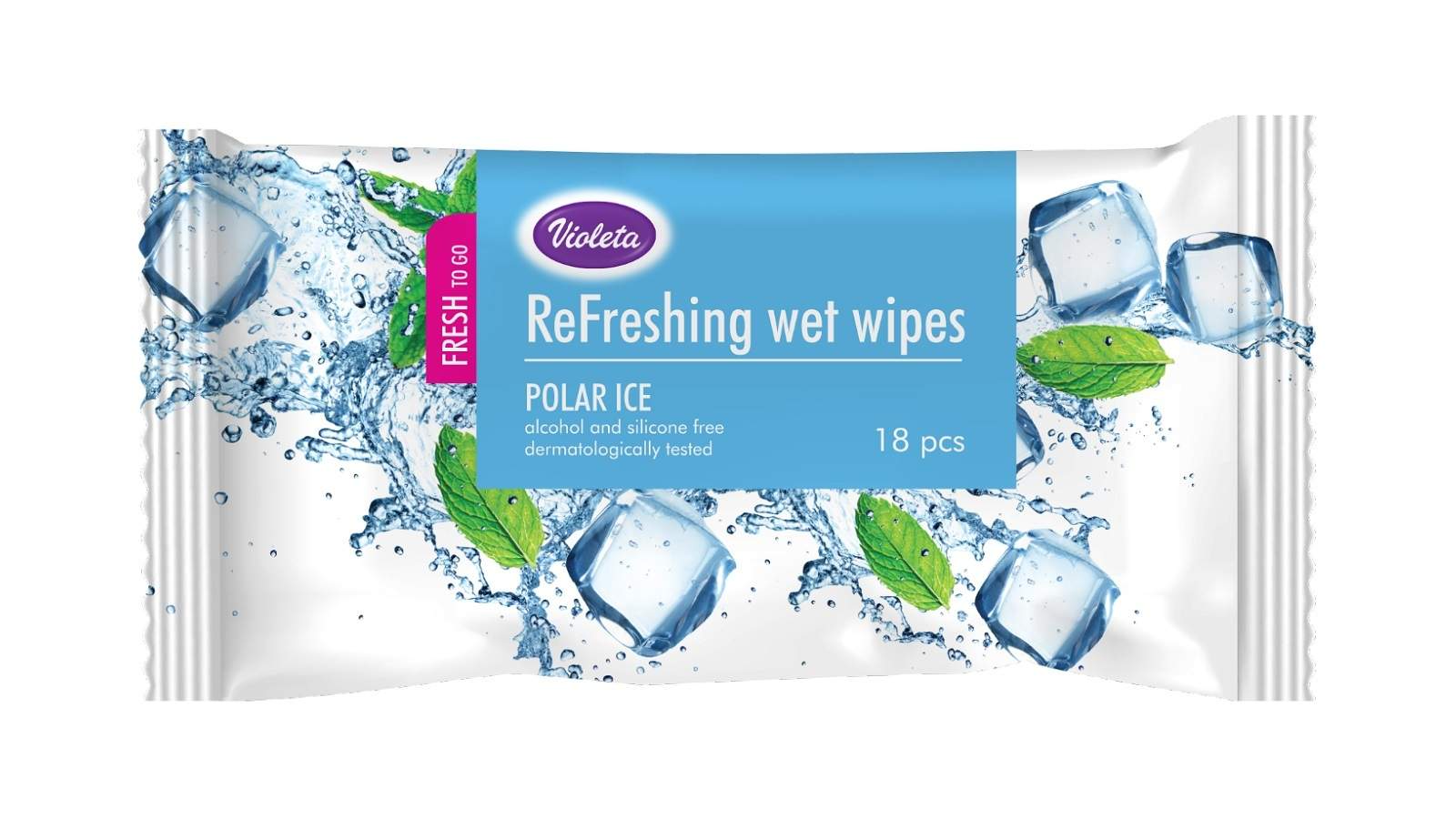 Vlažne maramice VIOLETA polar ice 18kom - Cenoteka