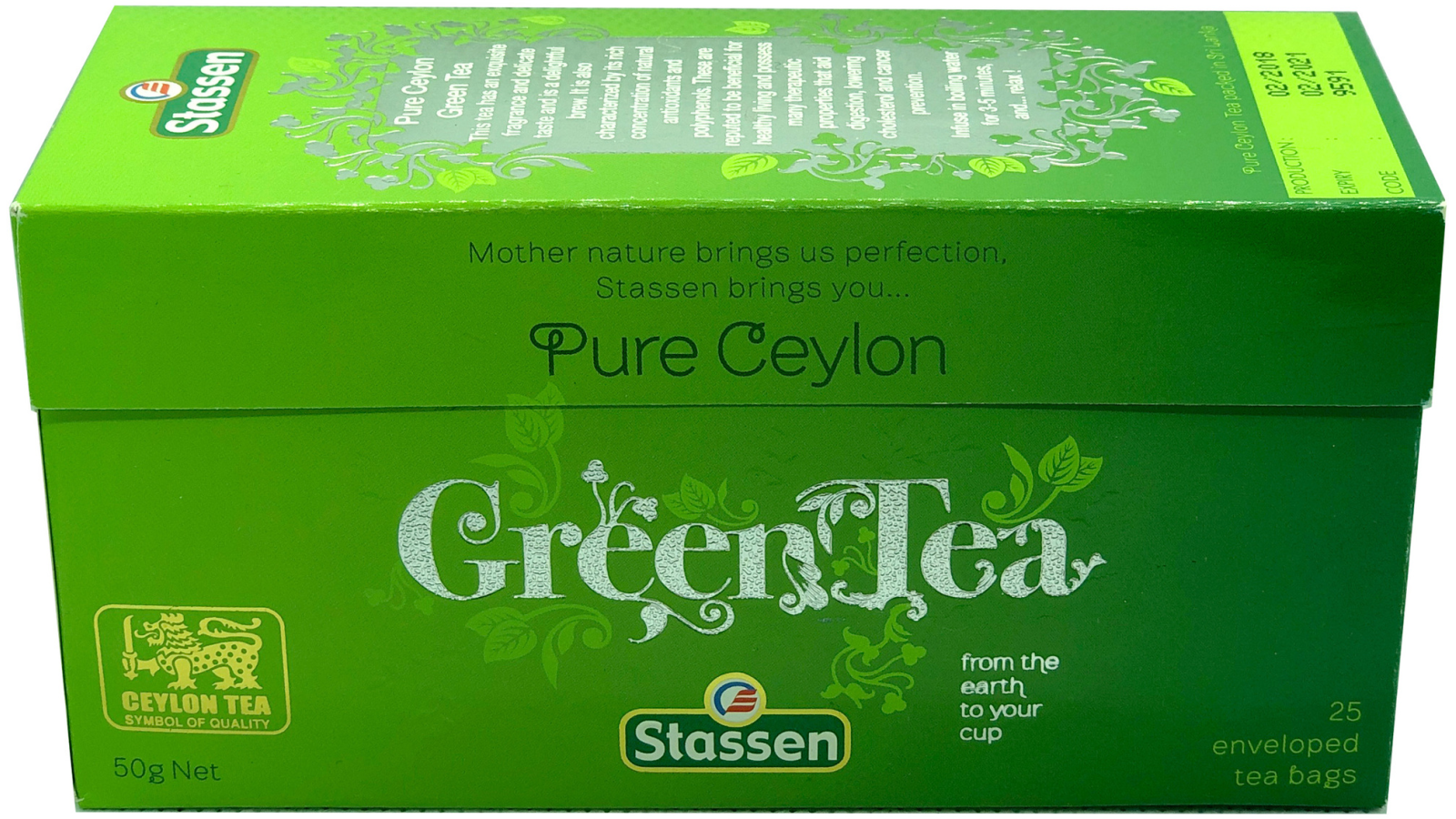 STASSEN Cejlonski zeleni čaj 50g - Cenoteka