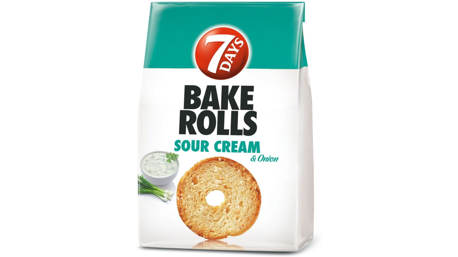 7 DAYS Bake Rolls pavlaka sour cream & onion 150g - Cenoteka